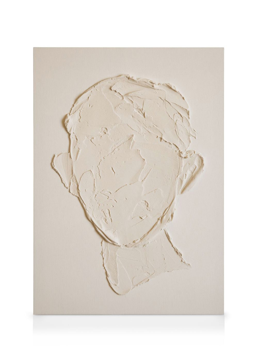 Texture Portrait Toile Canvas | Toile Abstraite Minimaliste en Relief ...