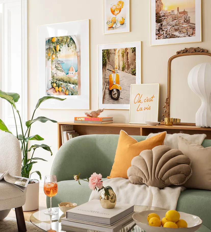 Mediterranean Summer Poster with Mediterranean Vibes | Poster Store CA