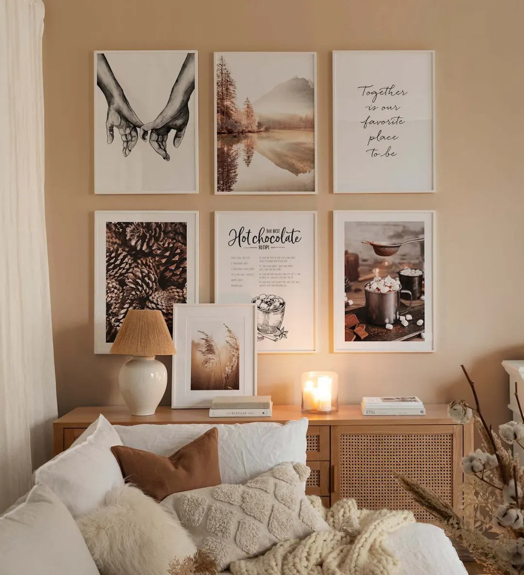 Monochrome Winter Nature Gallery Wall Poster | Poster Store IE
