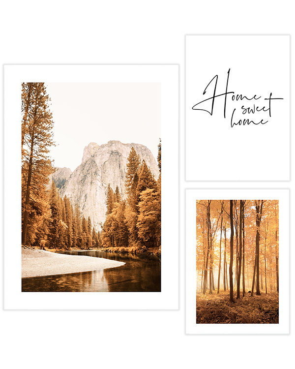 Landscape Poster Pack Autumn Landscape Poster | Poster Store US