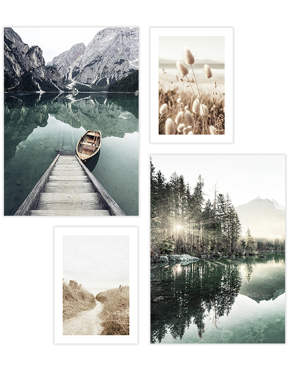 Bestseller Poster pack Landscapes Collection | Poster Store NZ