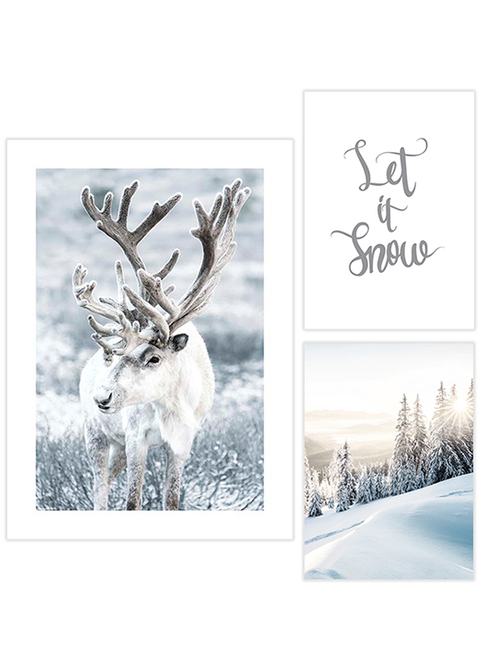 Winter Poster Pack | Cozy Winter Wall Art Collection | Poster Store New ...