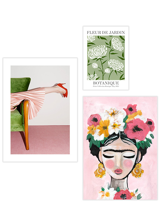 Frida Poster Pack with Frida Kahlo Art | Poster Store US
