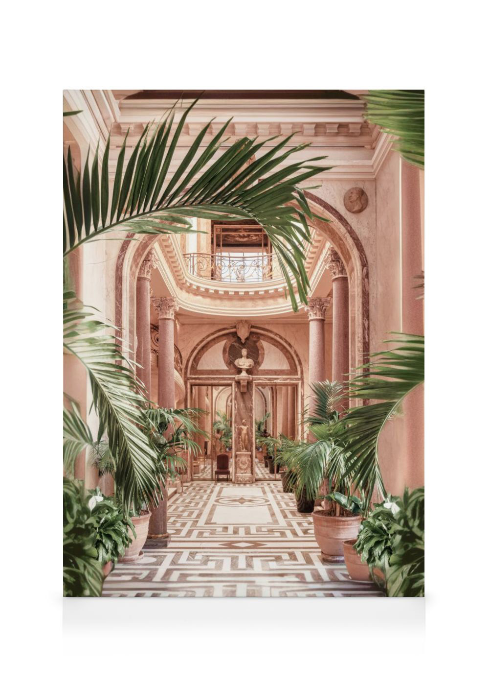 Palm Palace Canvas with Luxury Interior Style | Poster Store US