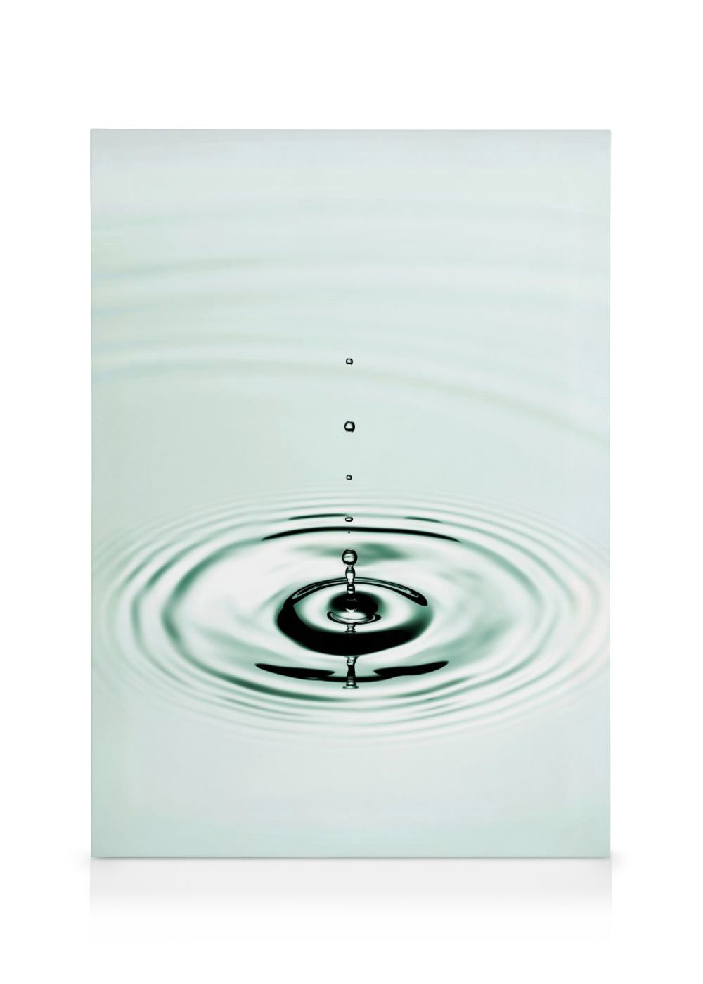 Vattendroppe canvastavla med minimalistisk naturmotiv | Poster Store SE