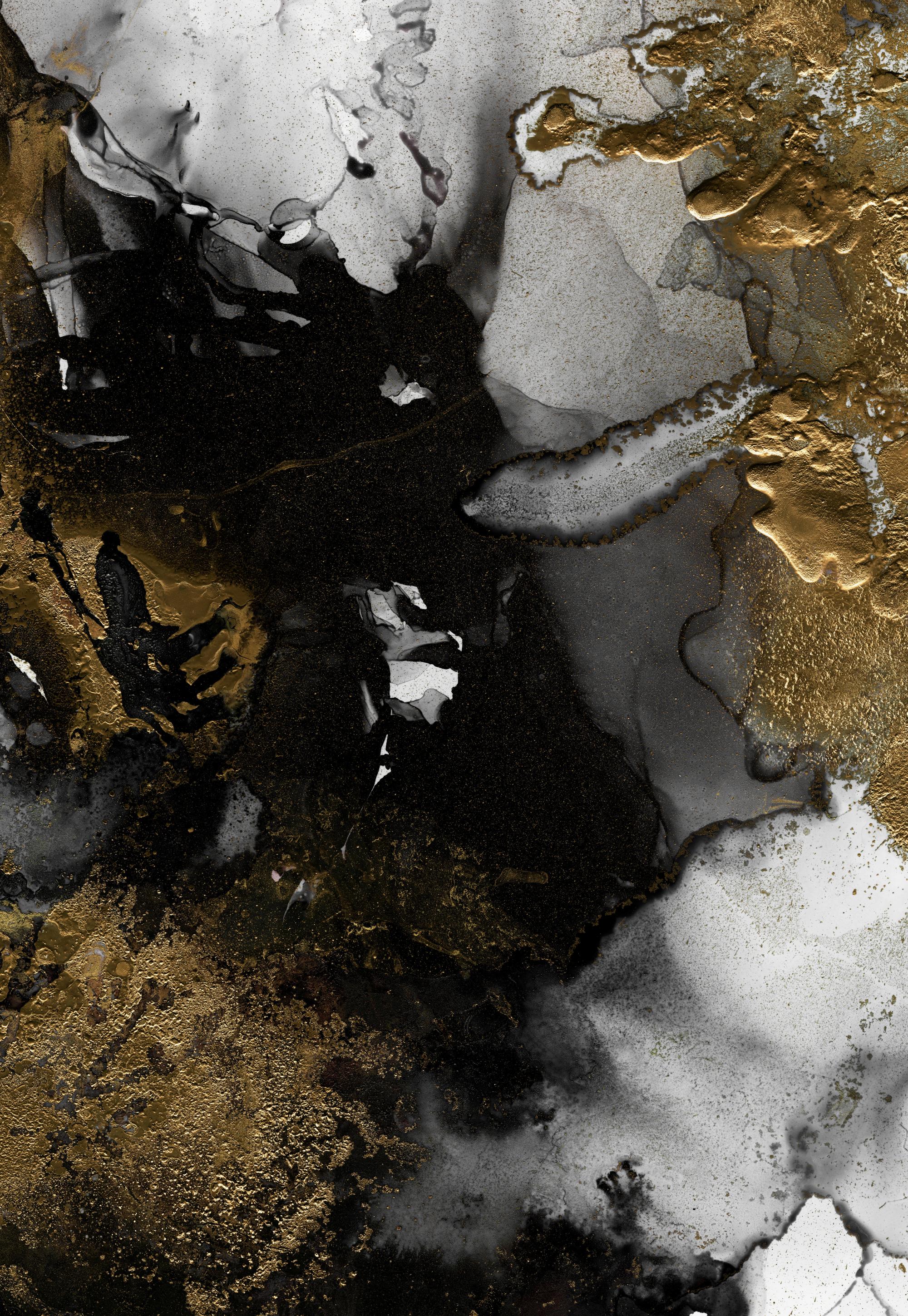 Black & Gold Abstract Art Poster | Poster Store AU