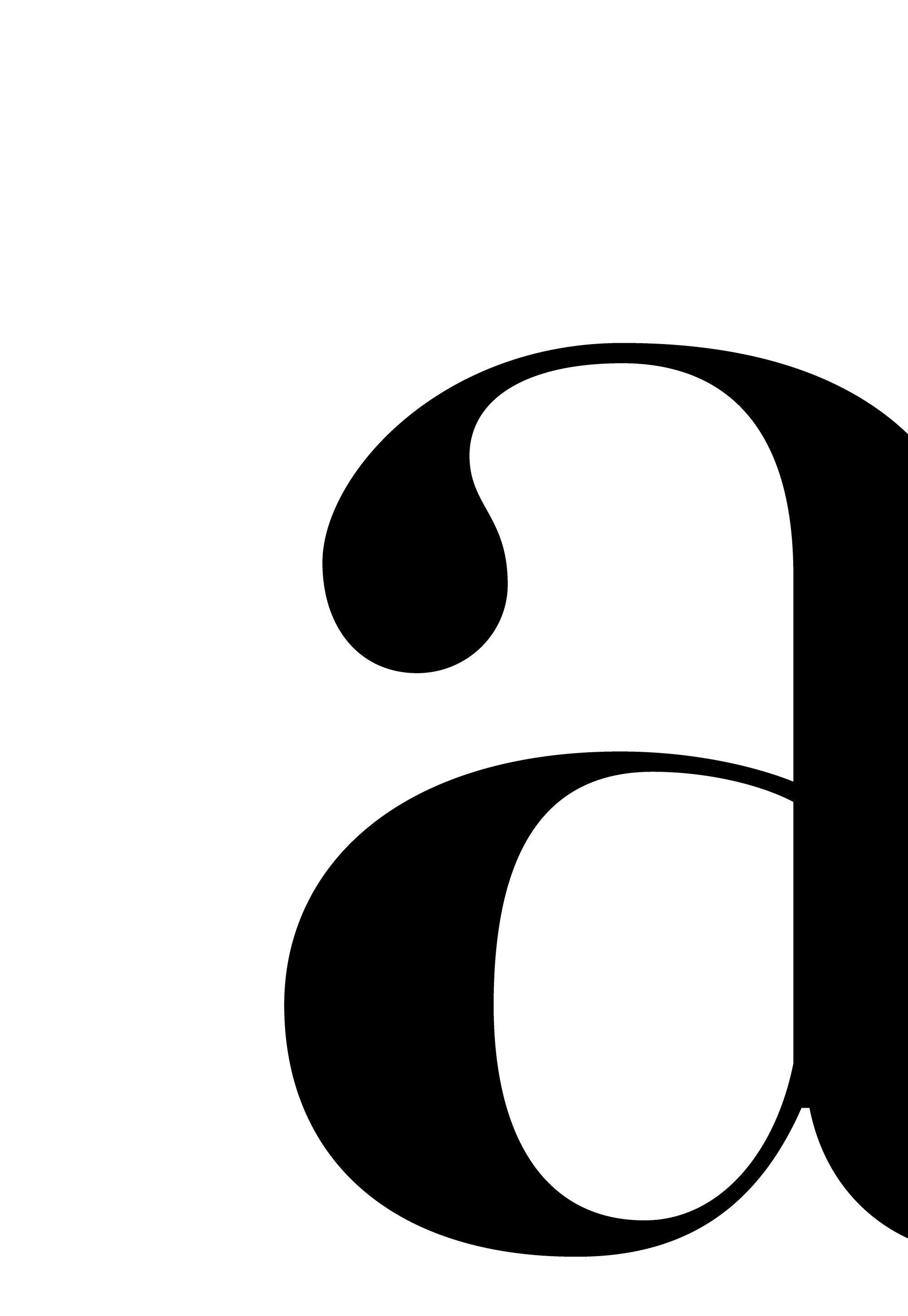 Letter A Poster with Minimalist Typography | Poster Store US