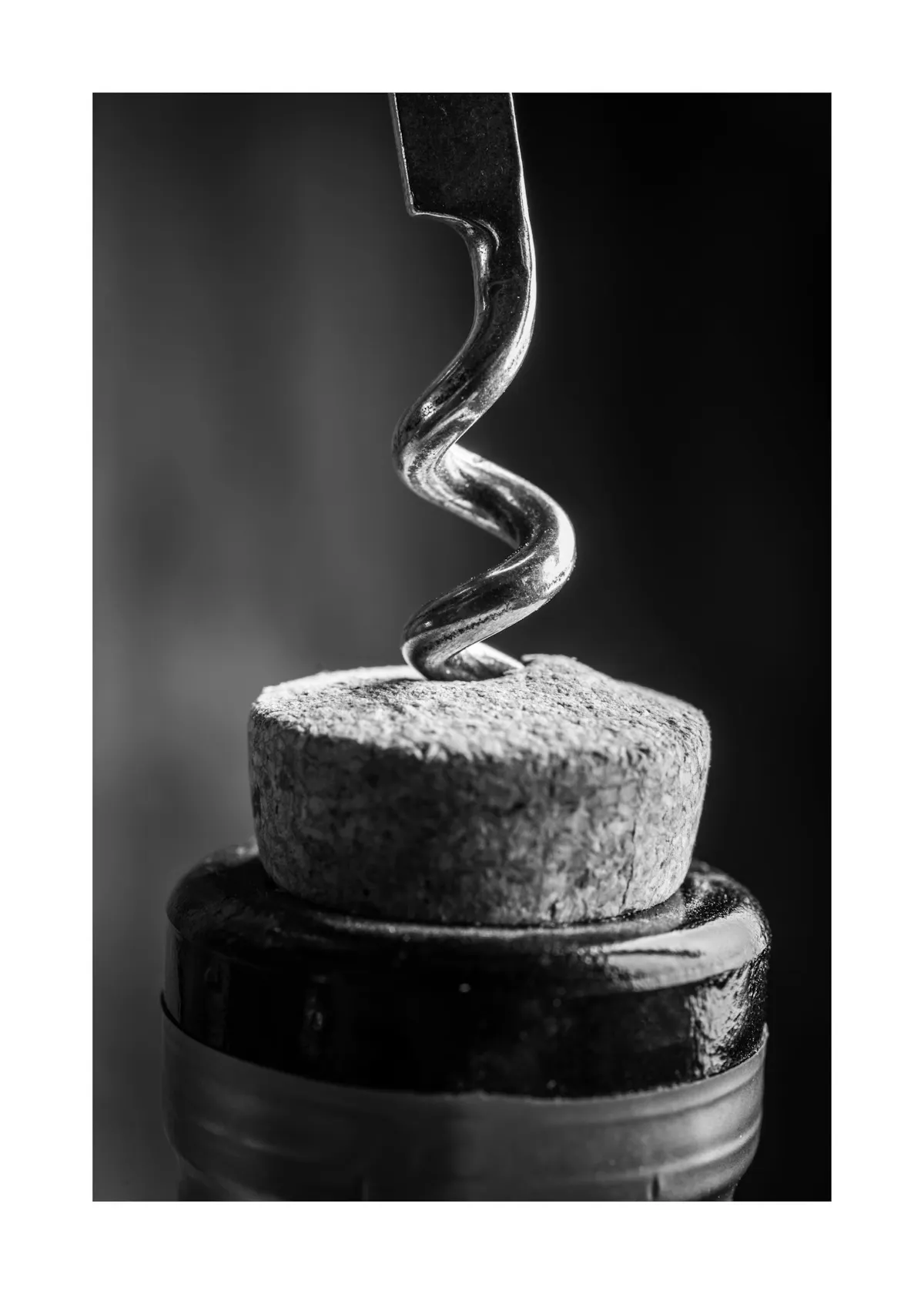 Barman Poster | Art mural en noir et blanc pour bars | Poster Store France