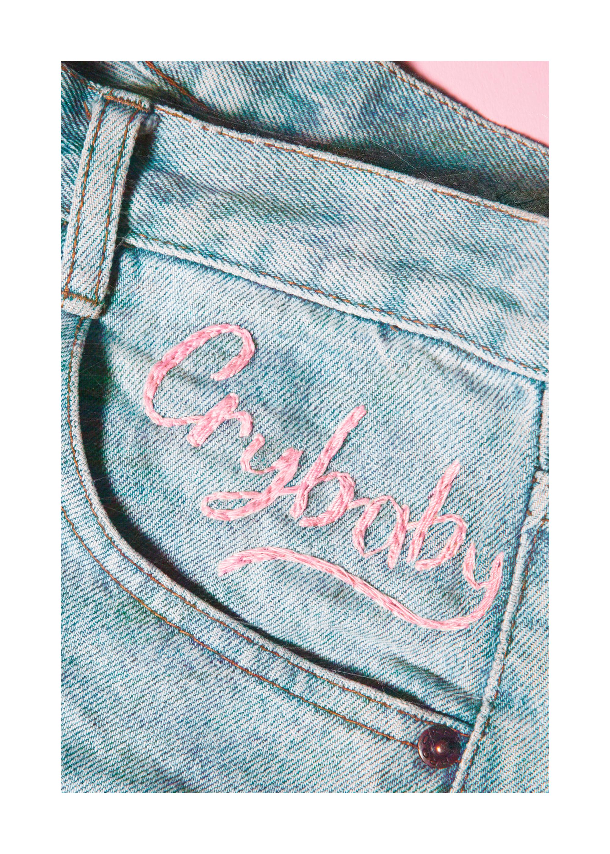 Crybaby Poster with Retro Denim Art Style | Poster Store CA