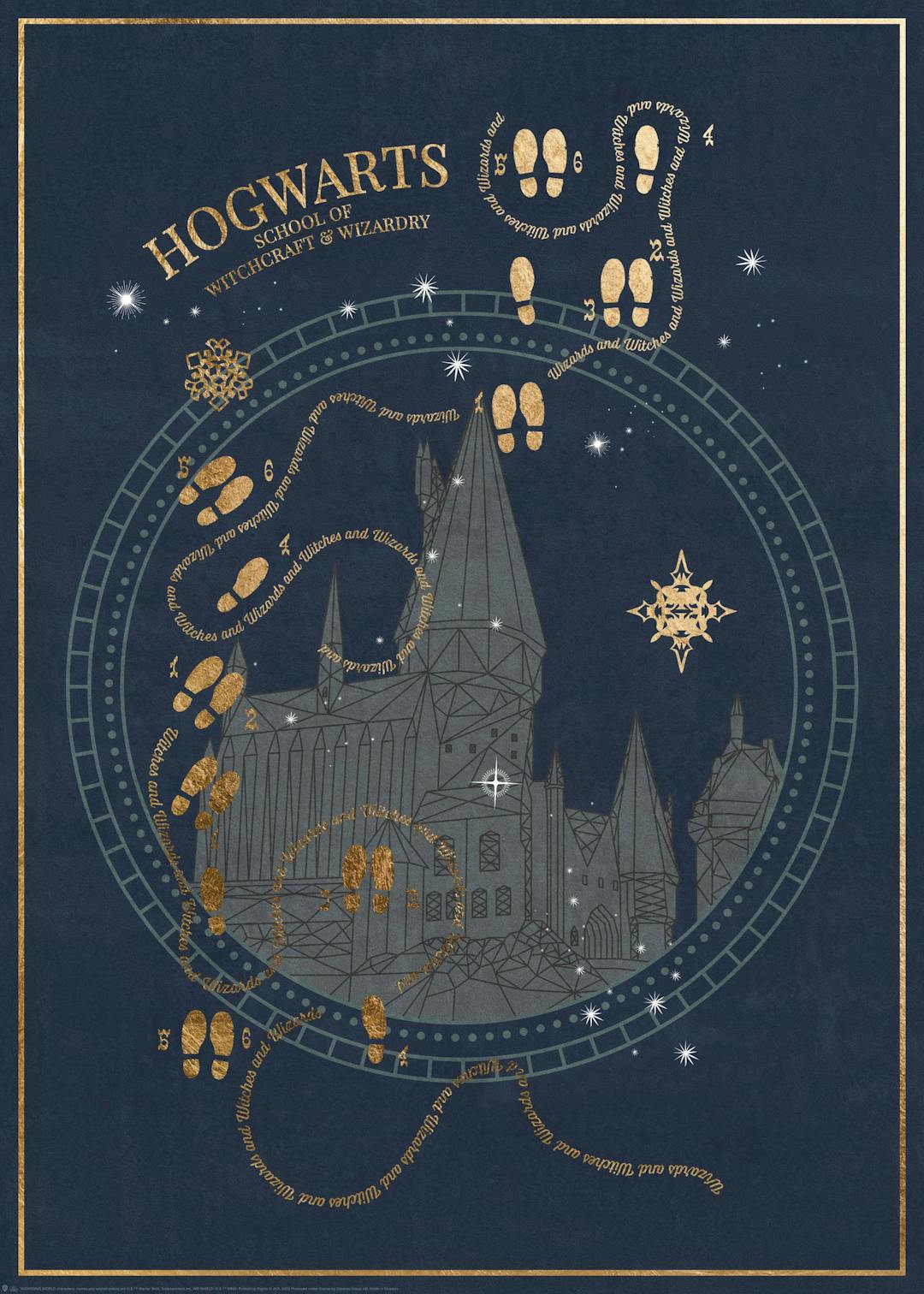 Harry Potter™ - The Wands Poster with Hogwarts Wands | Poster Store UK