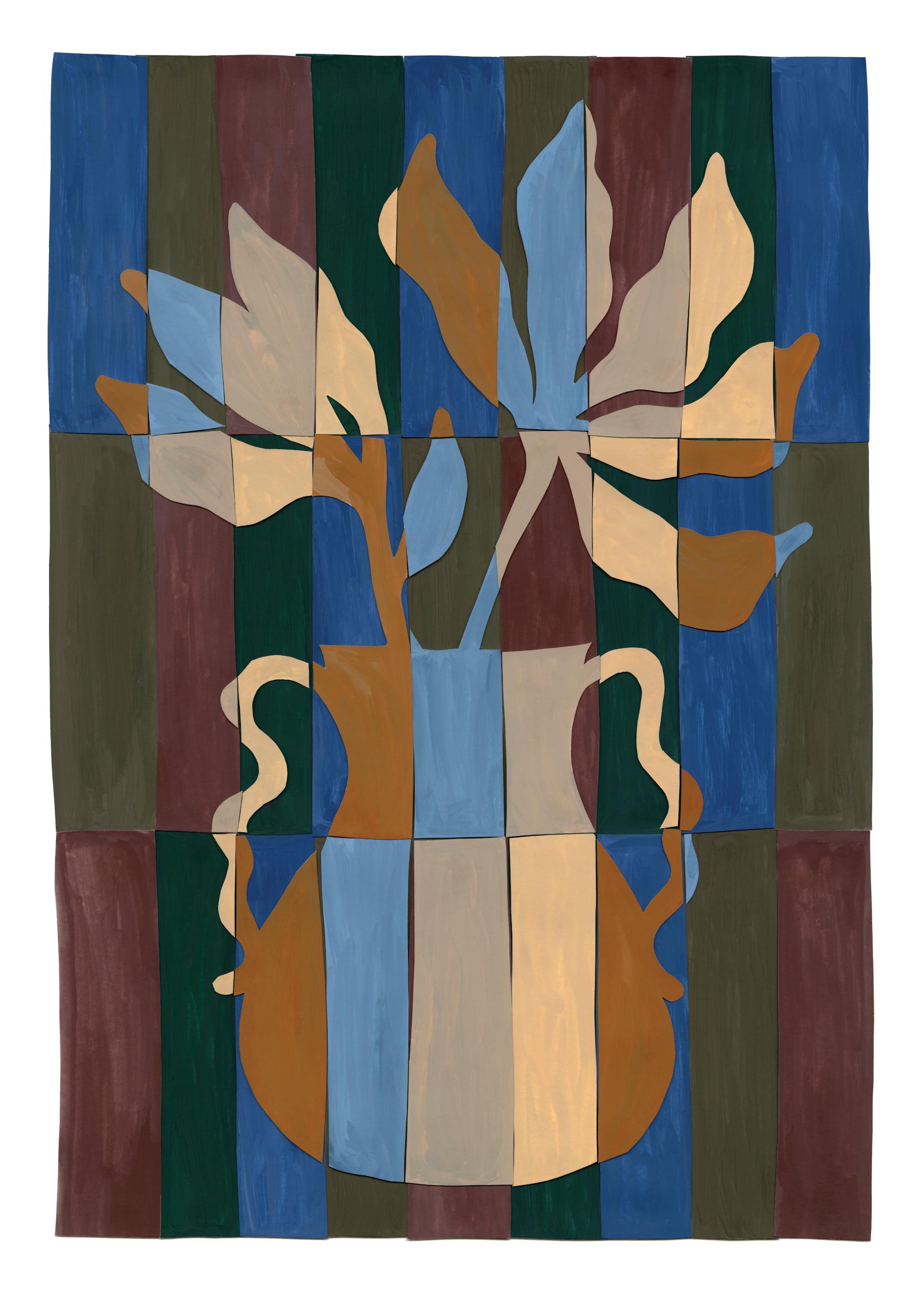 Retro Vase Poster