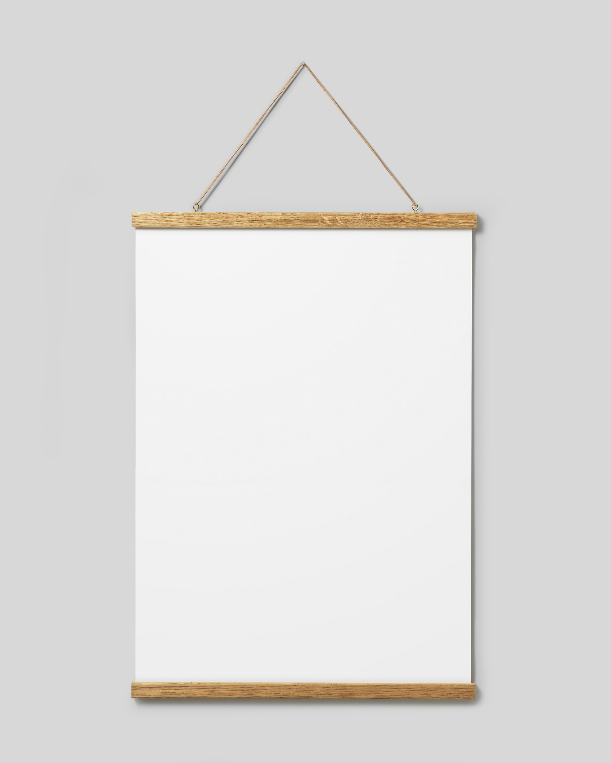 Poster Hanger Oak 51 cm for Wall Poster Frames | Poster Store UK
