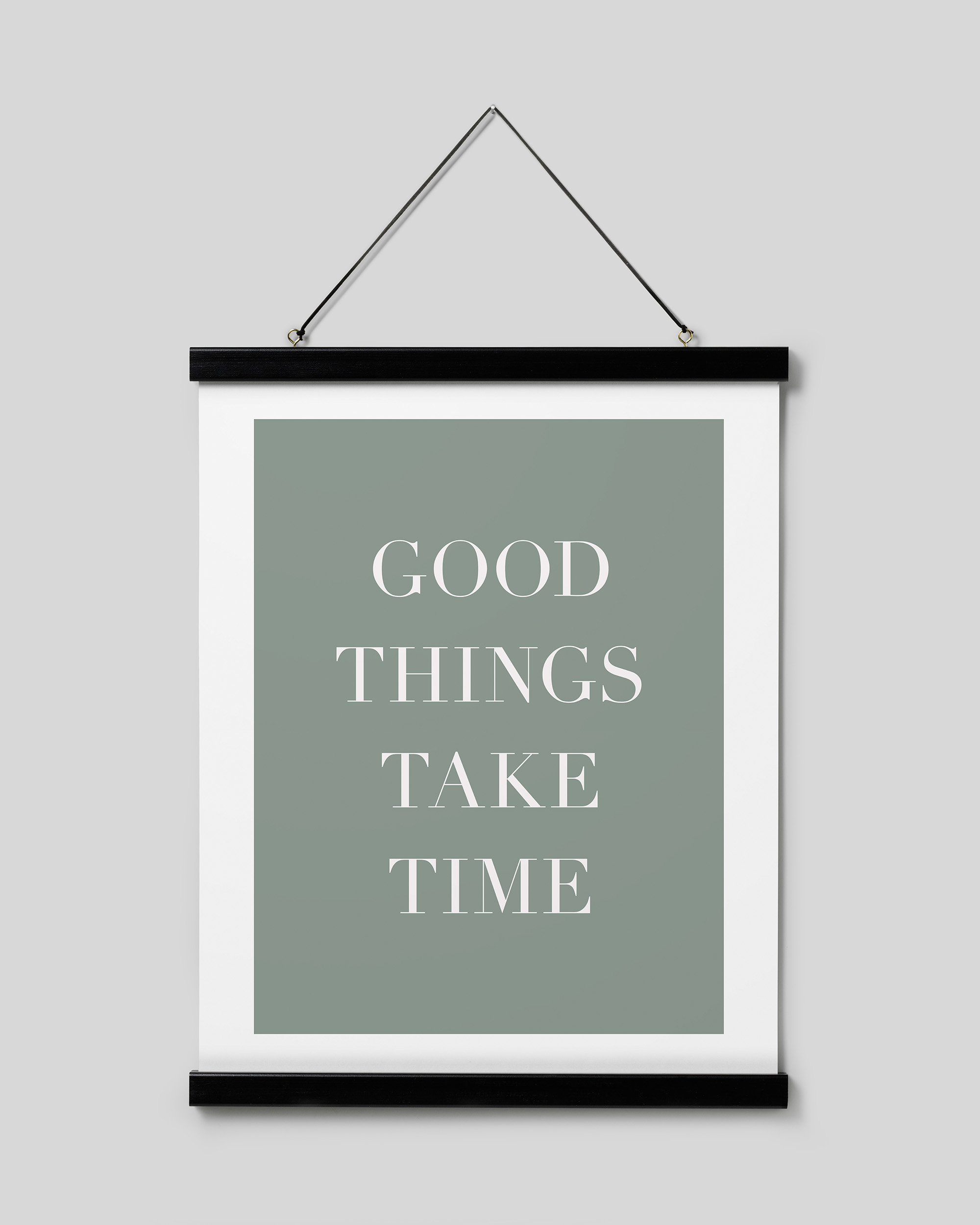 Poster hanger black 41 cm minimalist wooden poster frame | Poster Store CA