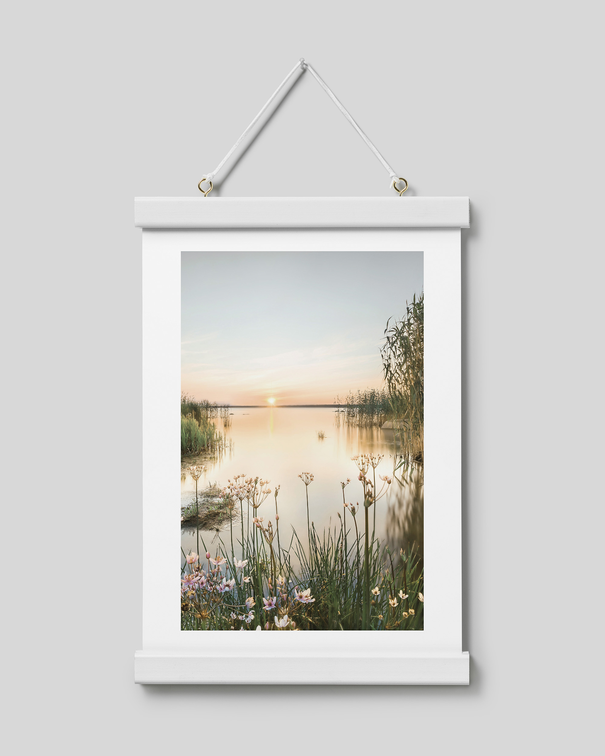 Posterleiste Weiß 22 cm für weißes Bild | Poster Store CH