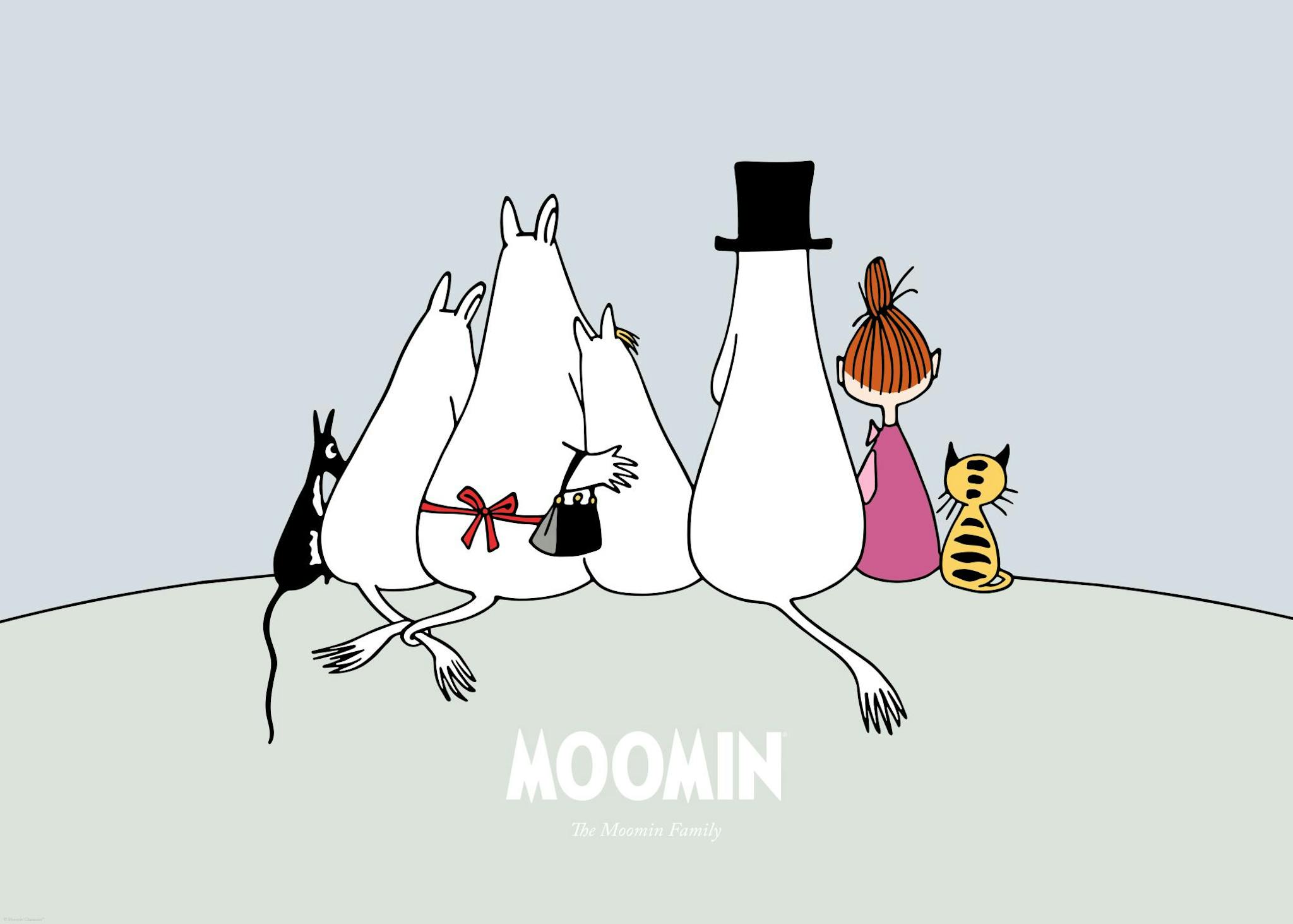 Mumin - Mumintrollet Poster | Unik konst med blomsterdetaljer | Poster ...
