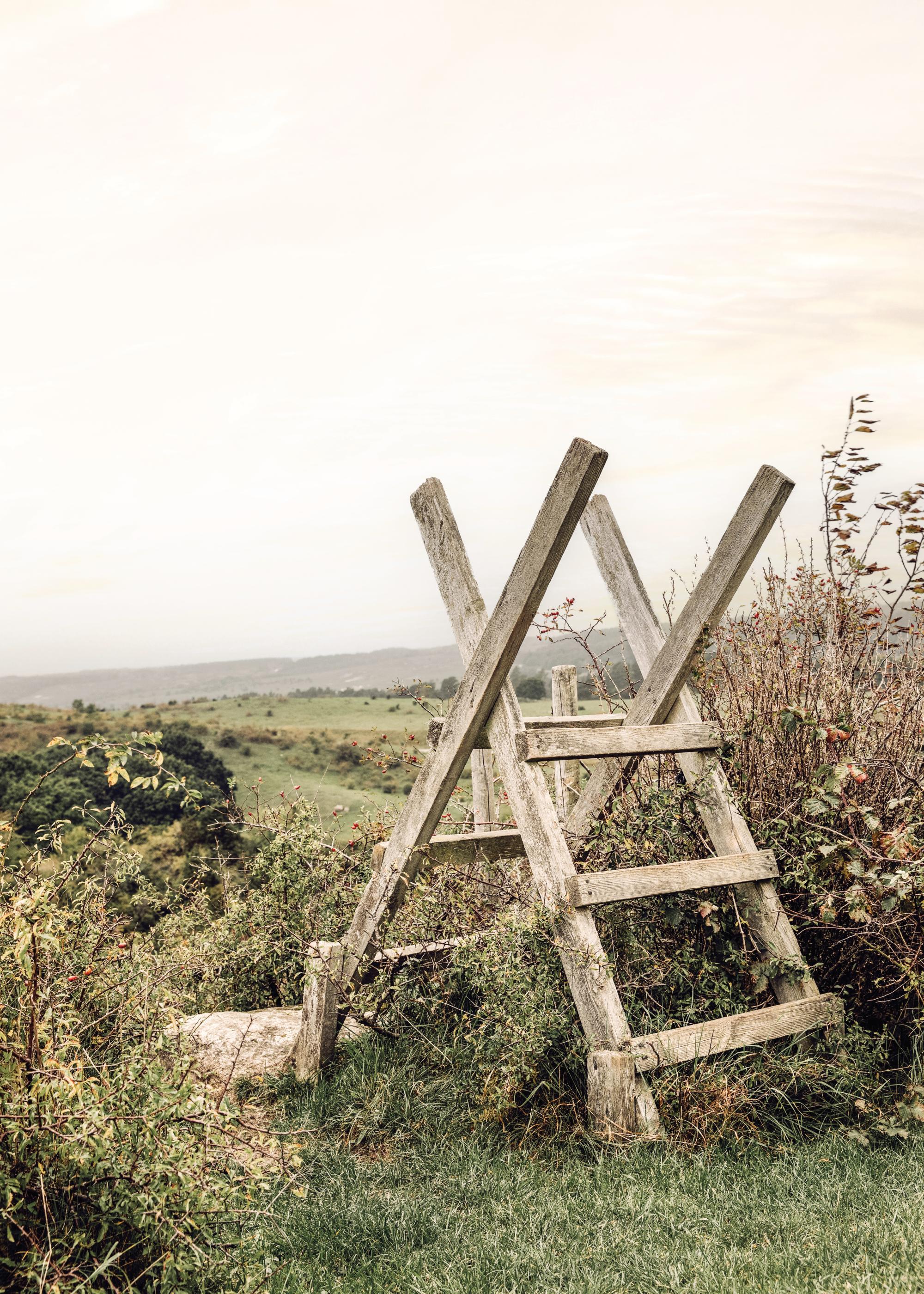 Rustique Landscape Affiche paysage collines | Poster Store FR
