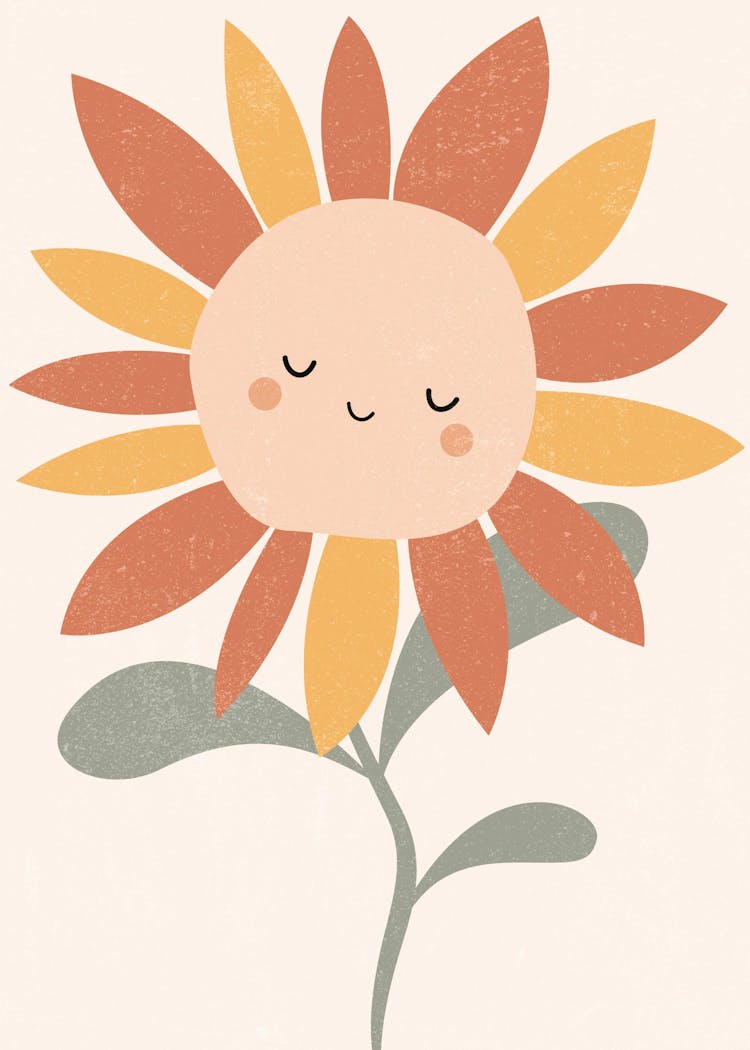 Smiling Sun poster kinderkamer decoratie | Poster Store NL