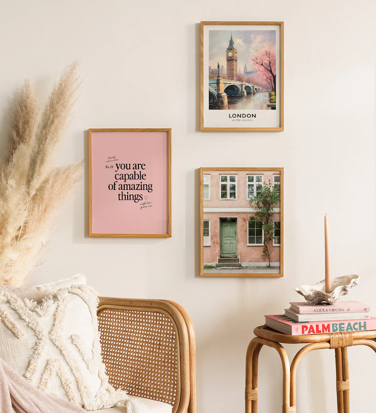 City Life gallery wall with urban poster style | Poster Store US