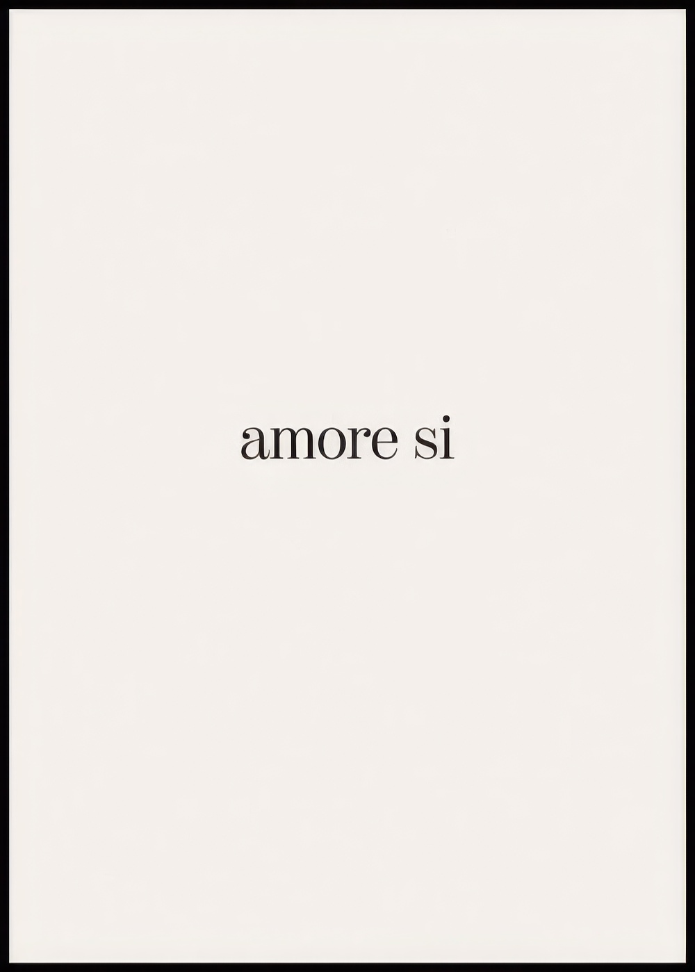 Amore Si Poster