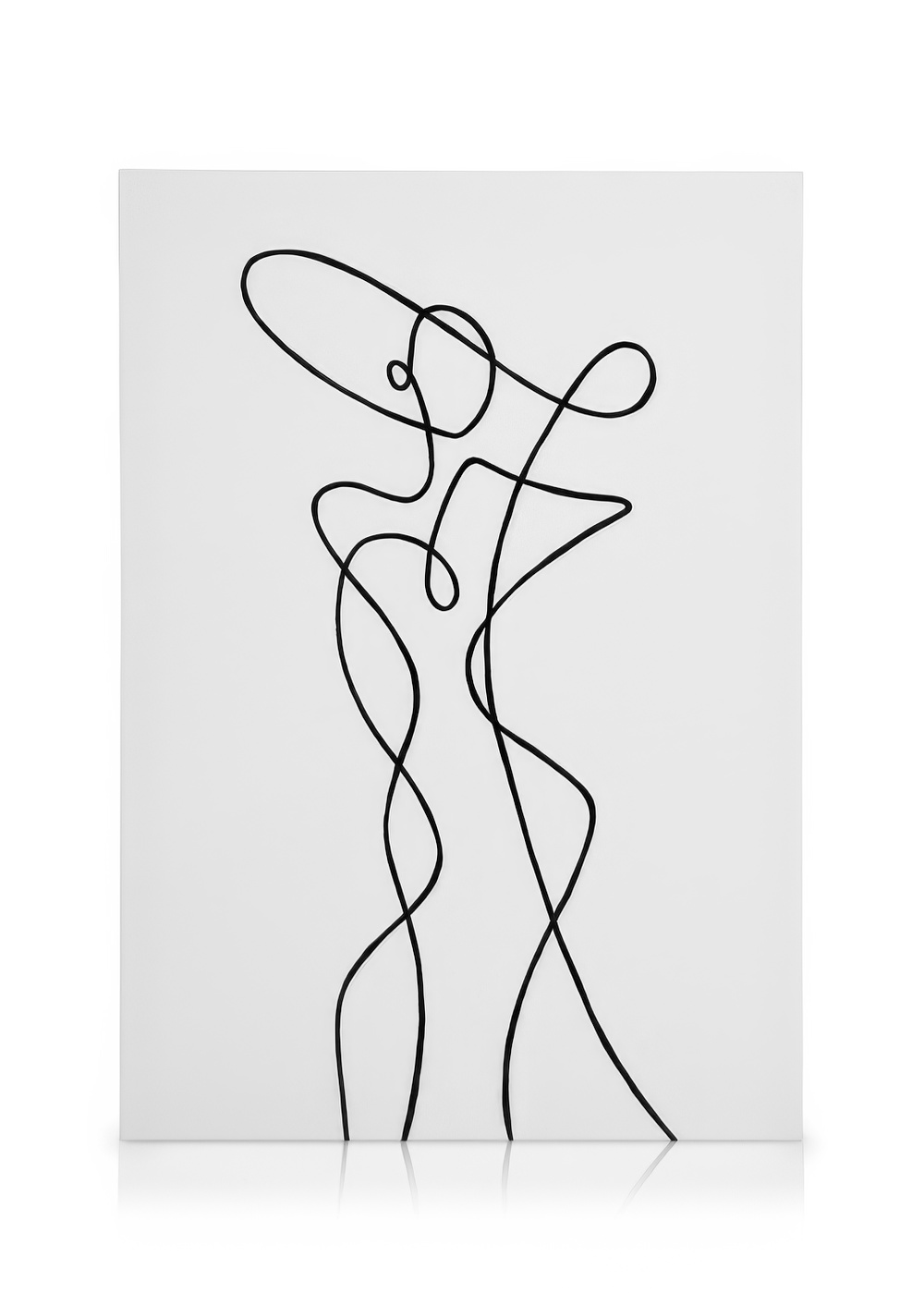 Line Art Figure No1 Canvas | Minimalist Abstract Line Art | Poster ...