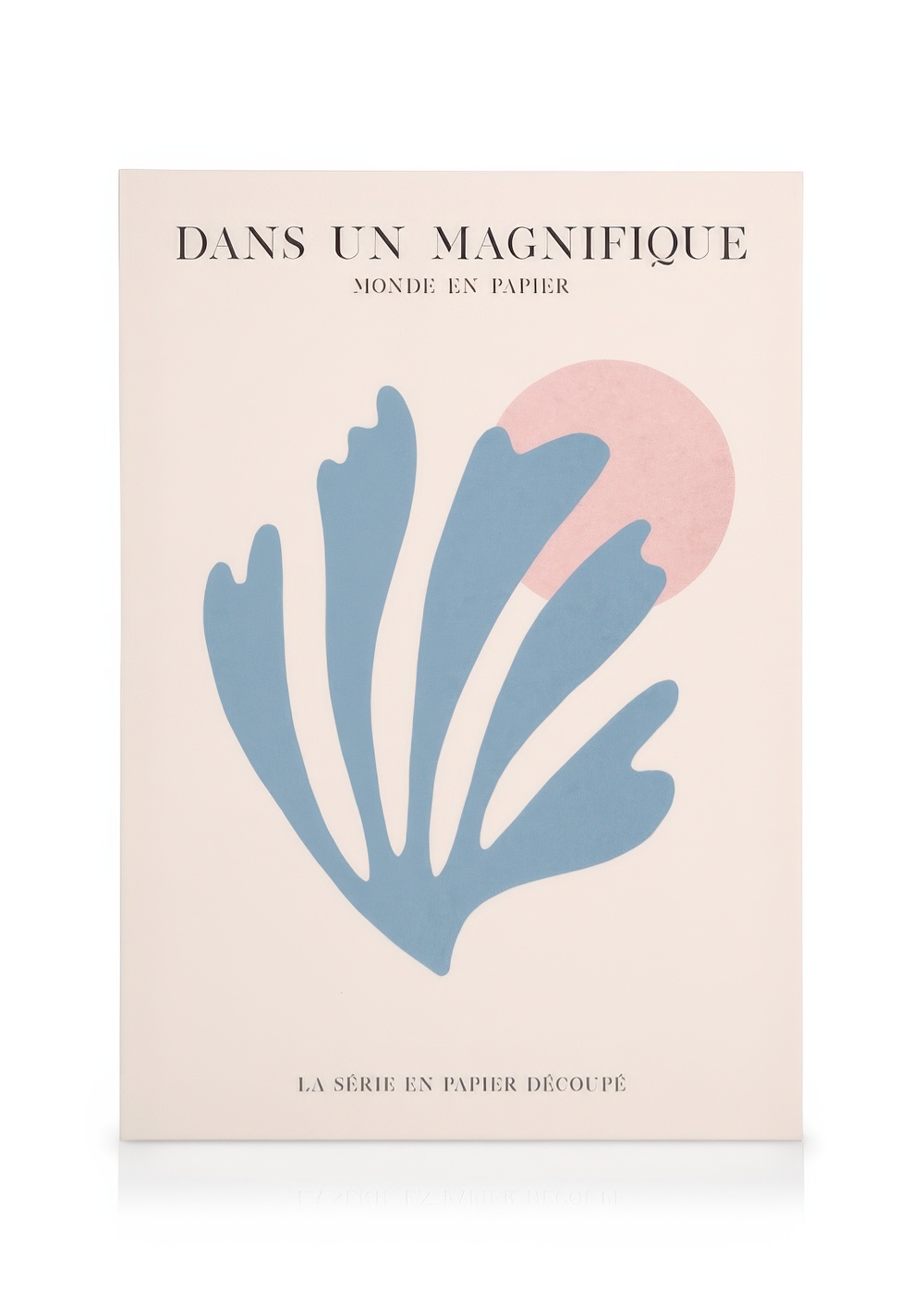 The Papercut Series No1 Canvas, abstract minimalistic silhouette poster ...