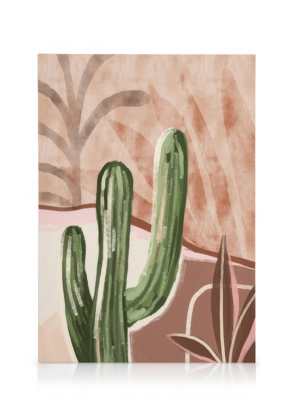 Cactus Art Canvas | Abstract Watercolor Cactus Poster | Poster Store EU