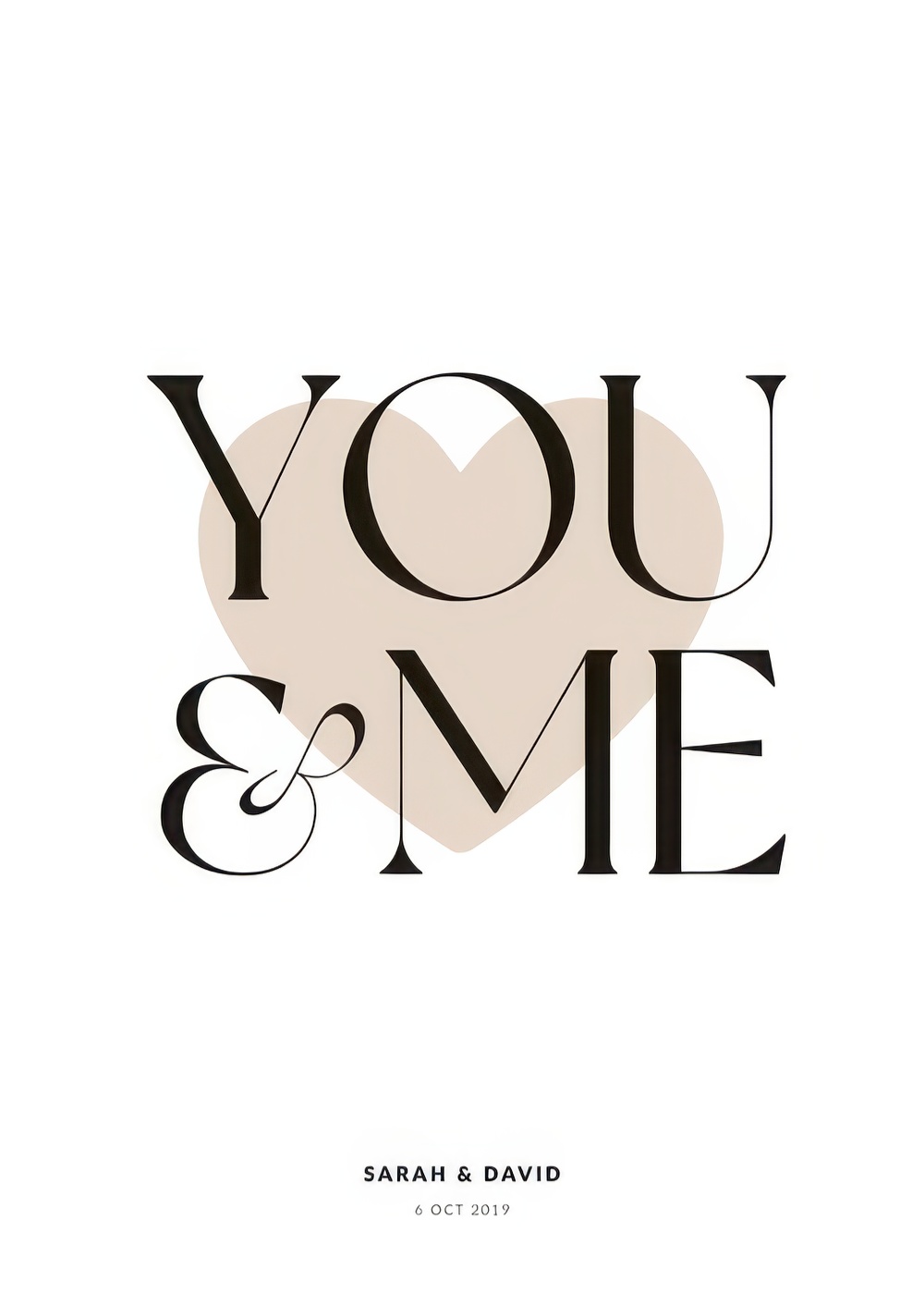 We Together Personal Poster Romantic Couple Poster | Poster Store AU
