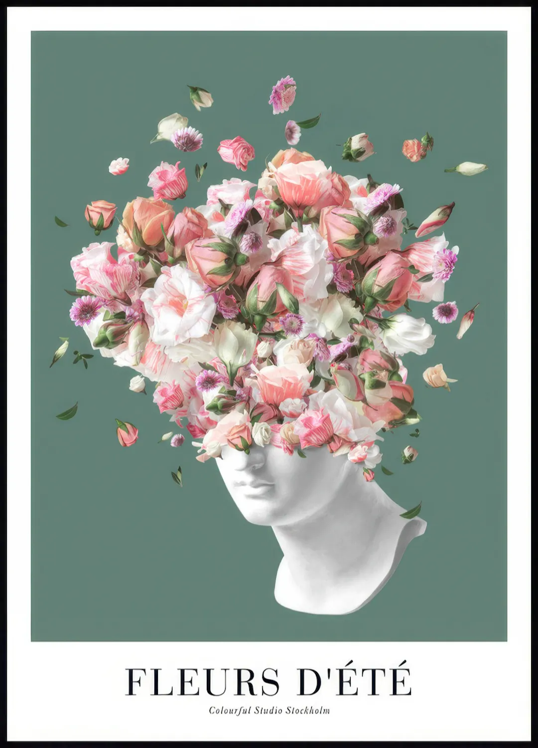 Garden Bloom No2 Poster | Pink Flower Prints for Elegant Decor | Poster ...