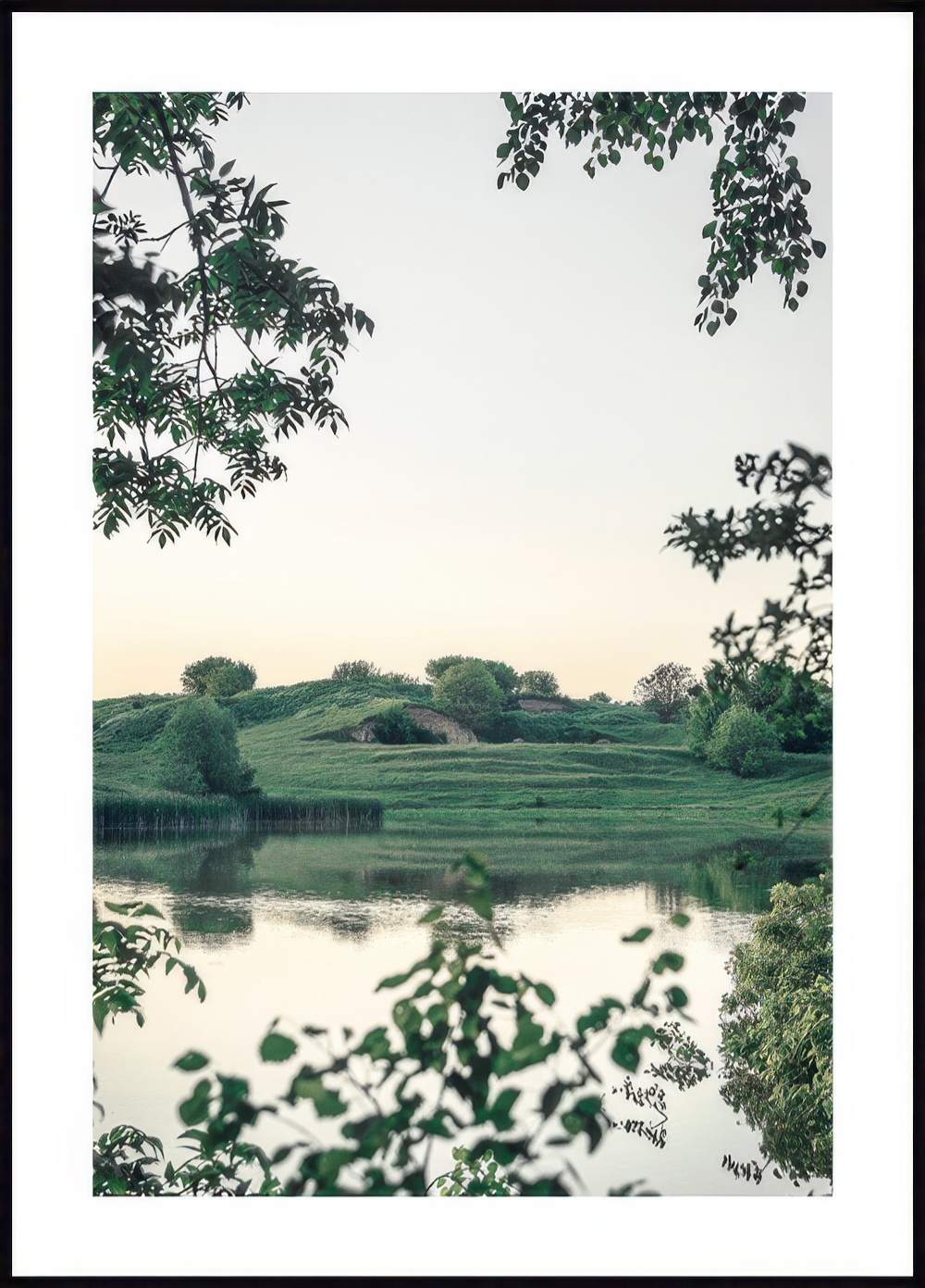 Evening Landscape Poster | Landscape Art Peaceful Scene | Poster Store USA