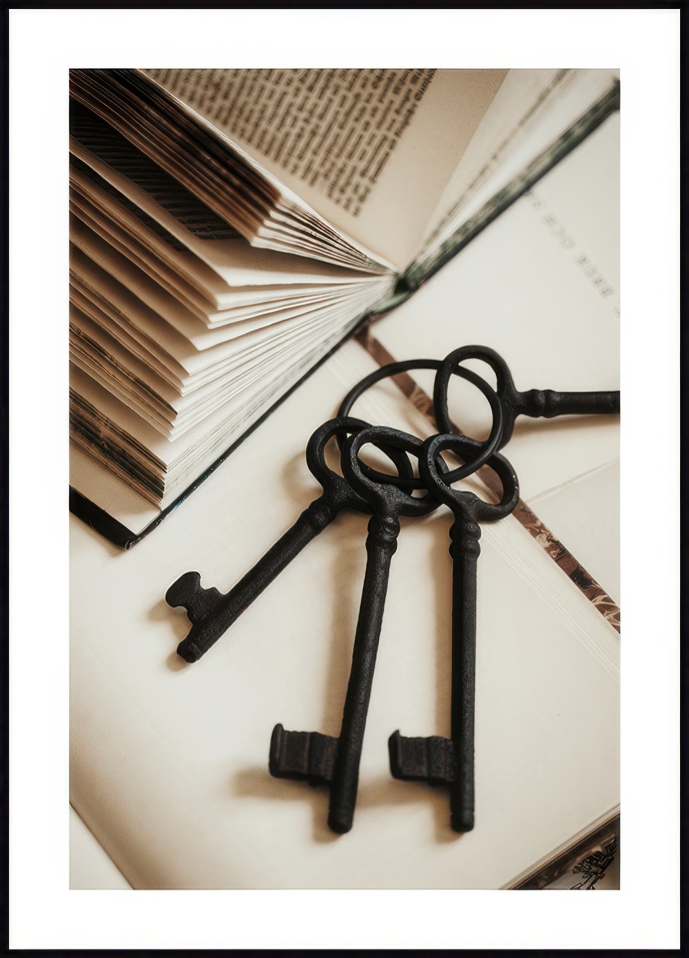 The Keys Poster | Rustic Vintage Wall Art | Poster Store UK