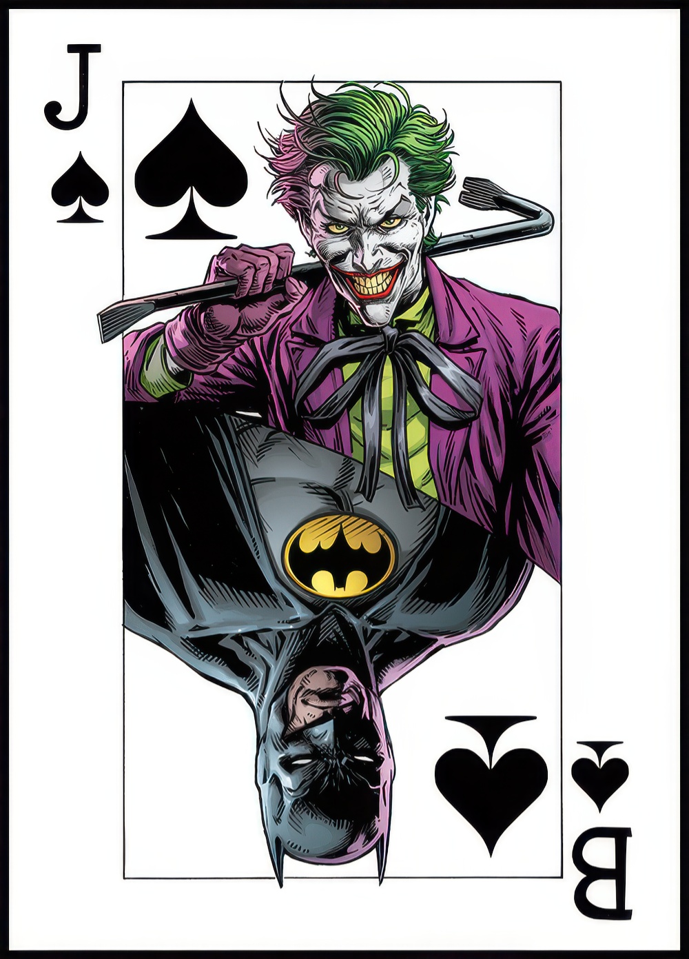The Joker™ - The Joker vs Batman Poster | Batman Joker Wall Art ...