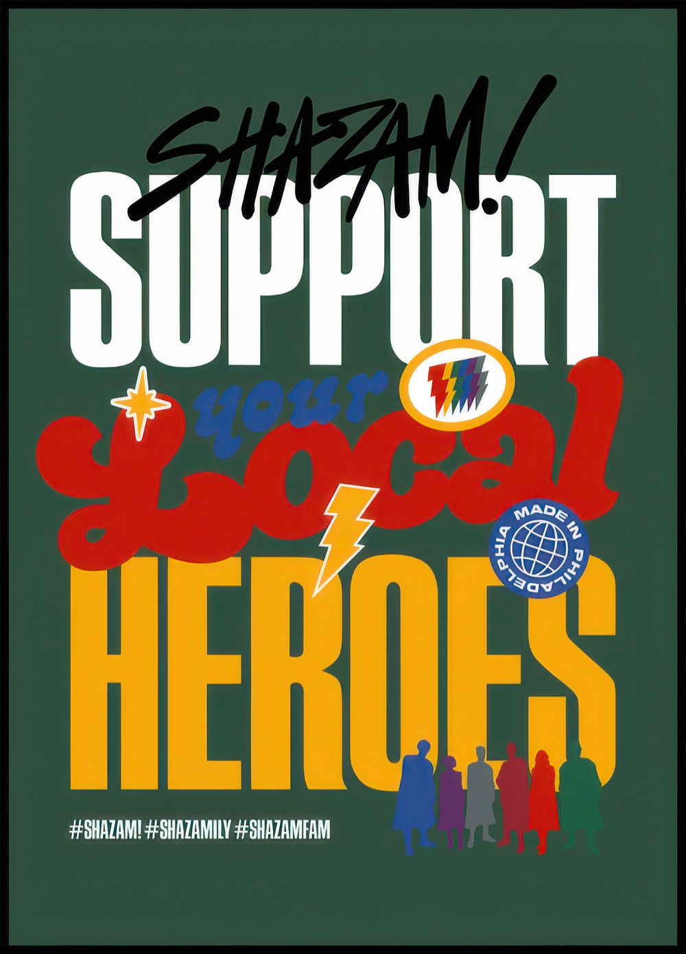Shazam™ - Support Your Local Heroes Poster | Unterstütze Lokale Helden ...