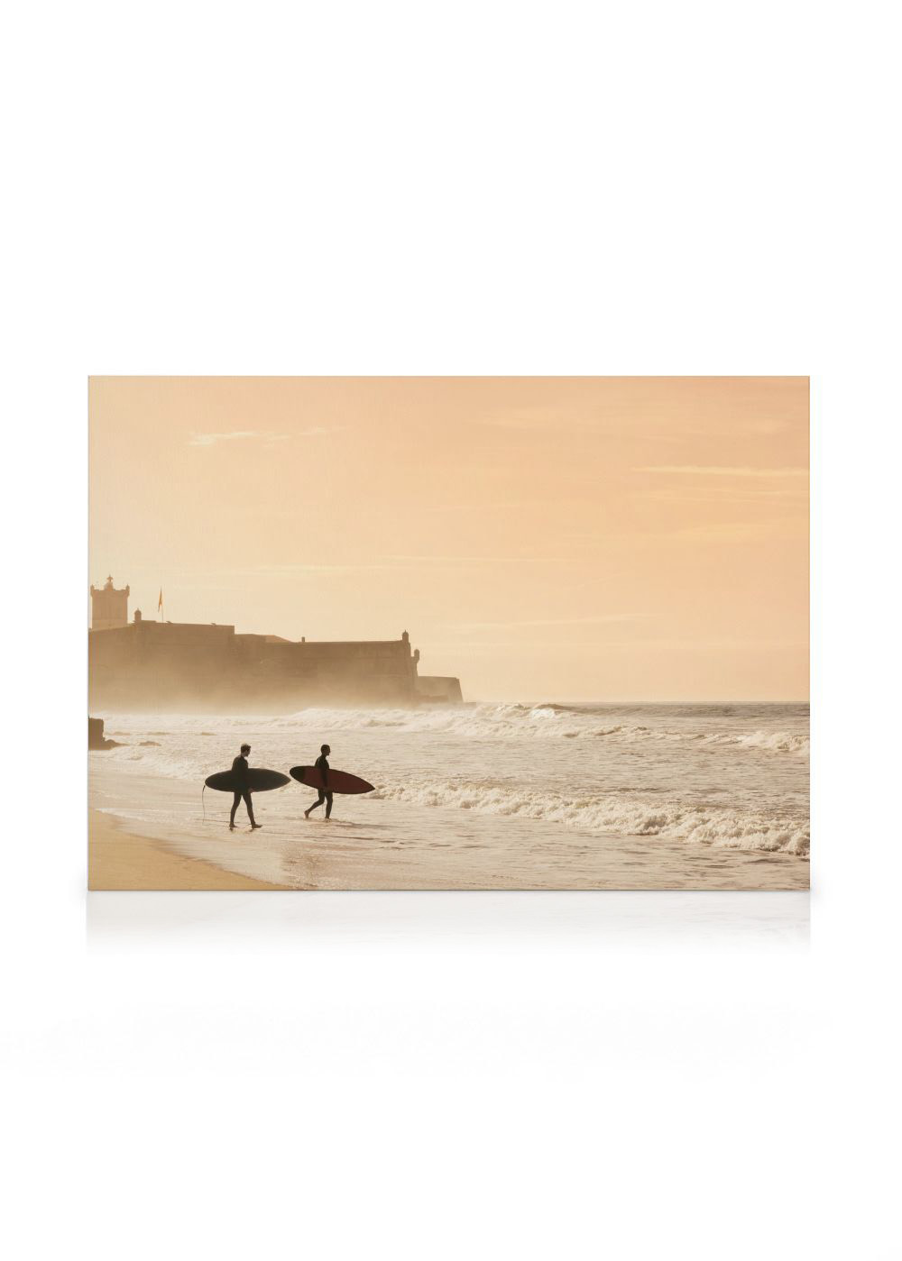 Golden Hour Surf Sunset Beach Canvas | Poster Store UK