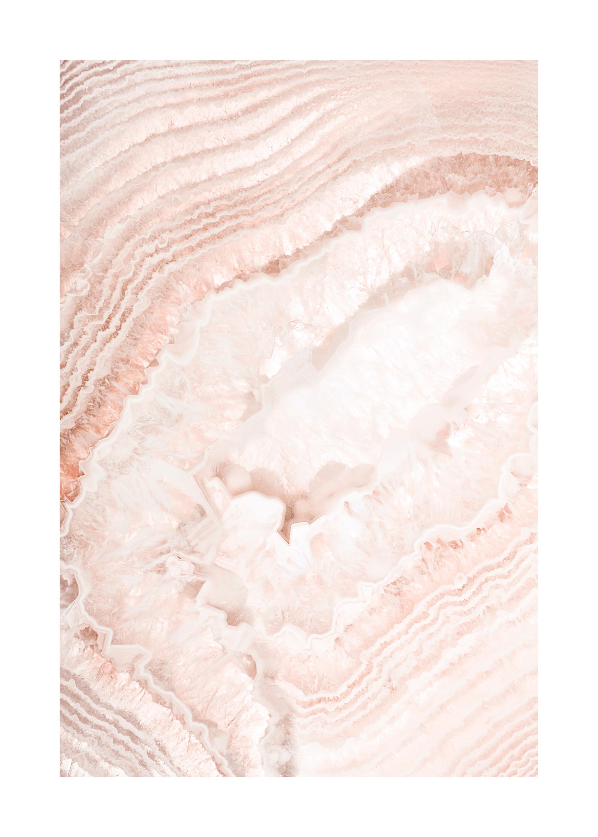 Pink Agate Crystal Art Poster | Poster Store NZ