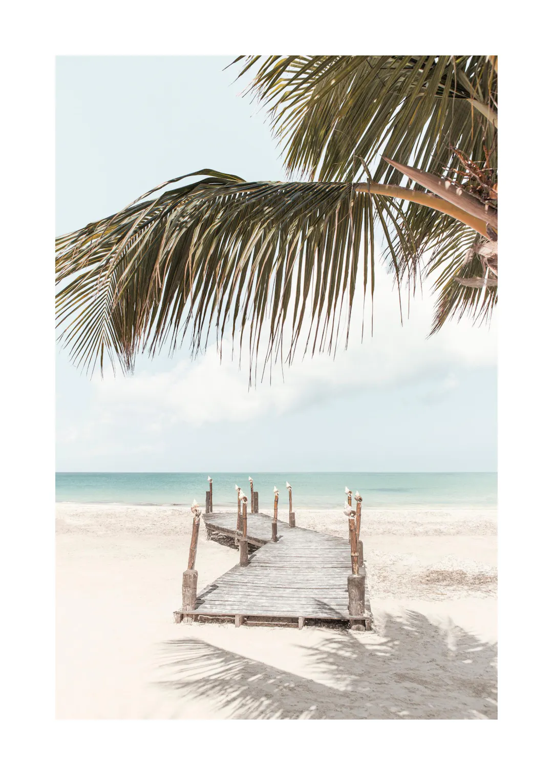 Blue Sea Star Poster with Blue Sea | Poster Store US
