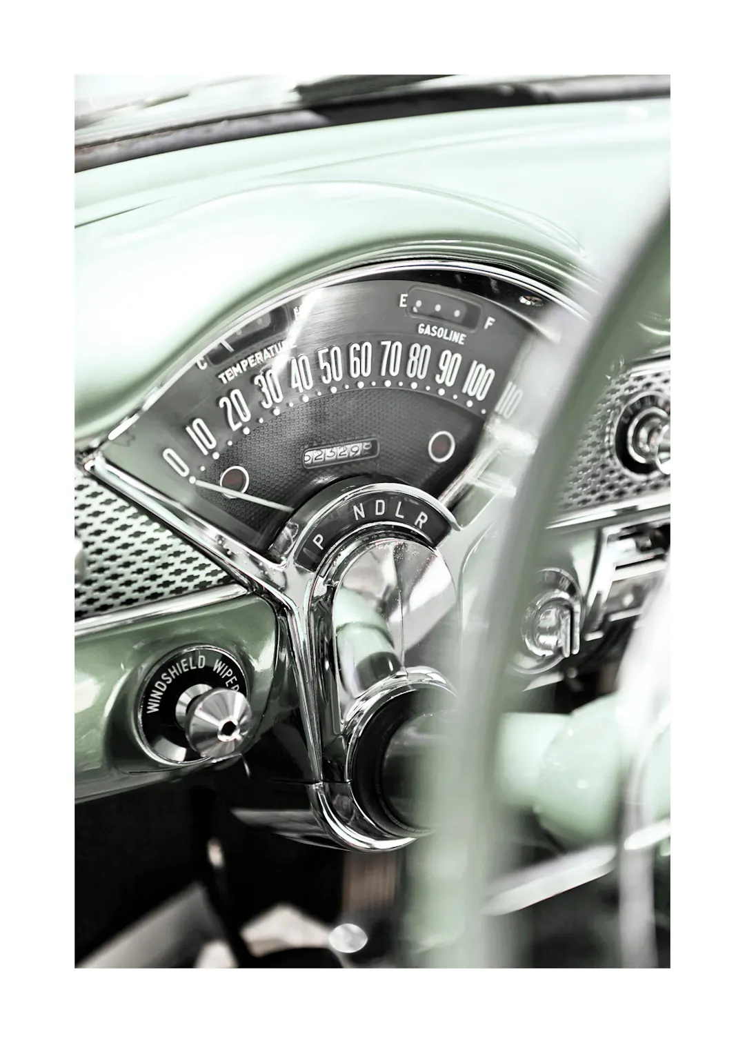 Pink Retro Car Poster | Vintage Car Posters Pink | Poster Store USA