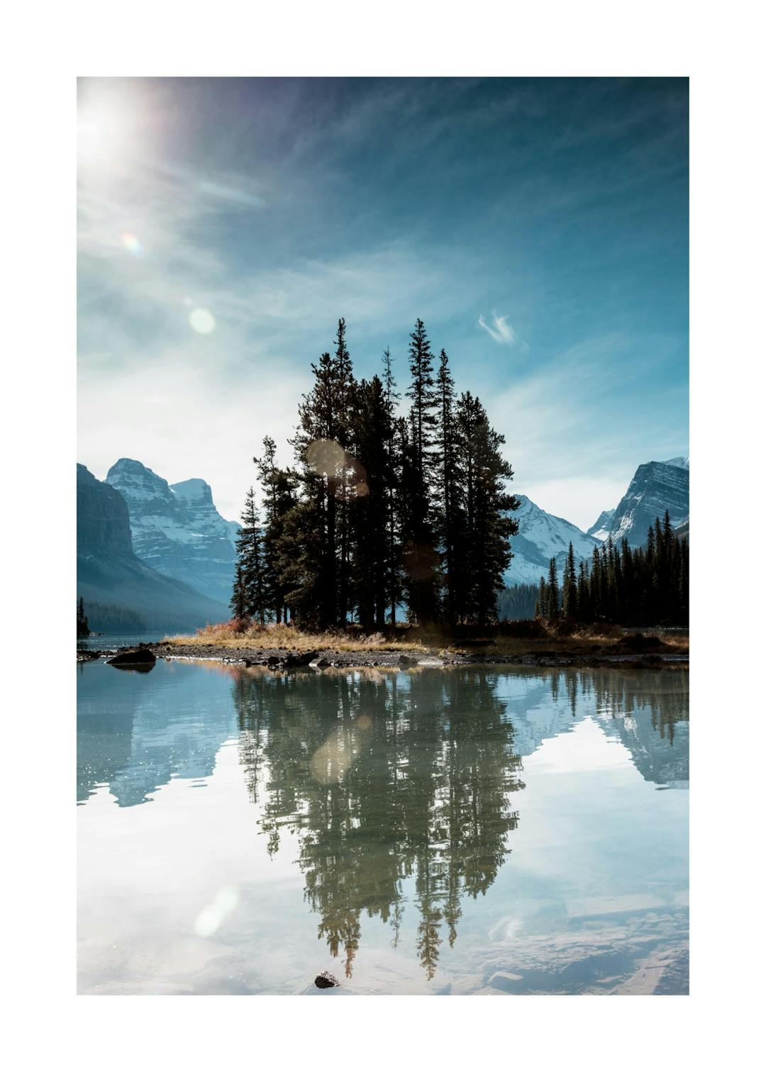 Canoes in the Lake Louise Poster | Poster Store US
