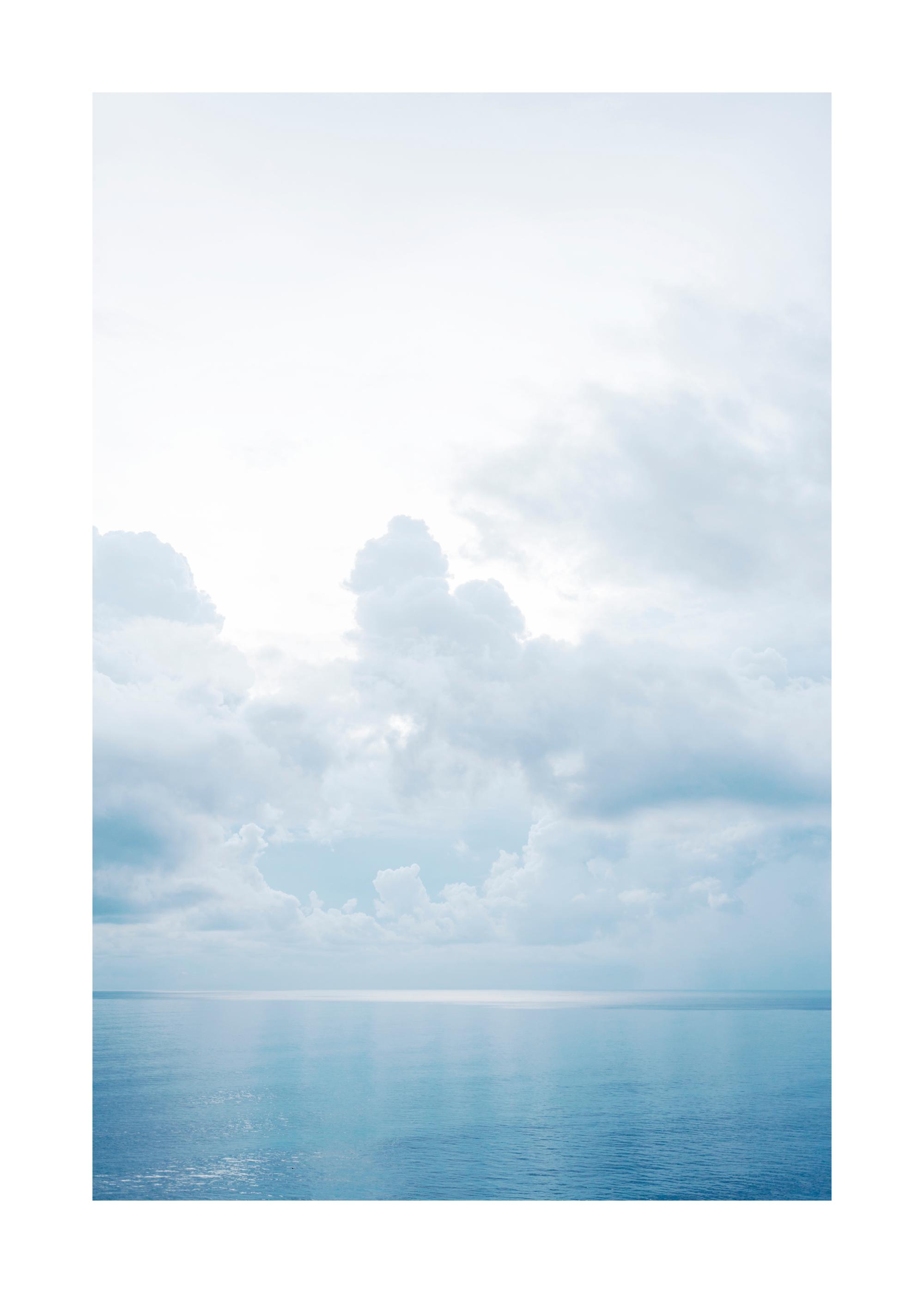 Blue Sunset Poster with Ocean Landscape | Poster Store AU