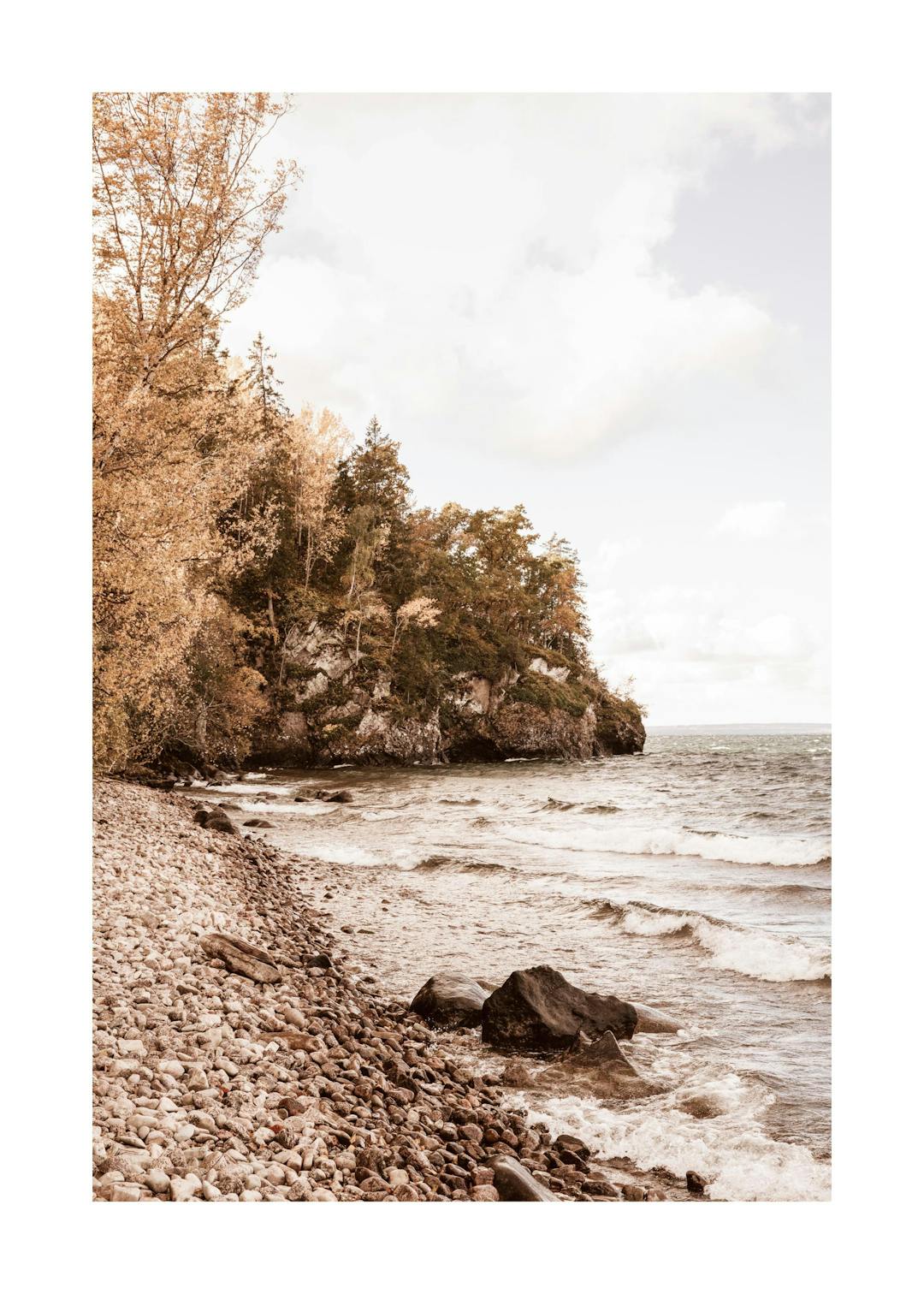 Weekend Getaway Poster with Vintage Car | Poster Store UK