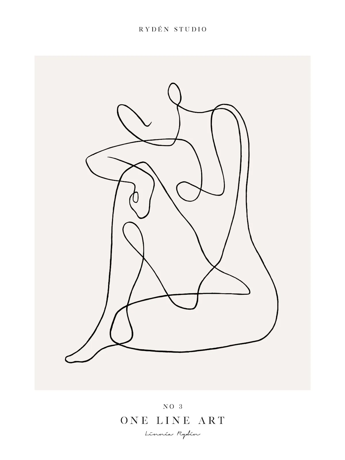 Pure Modern Line Art Gallery Wall Poster | Poster Store CA