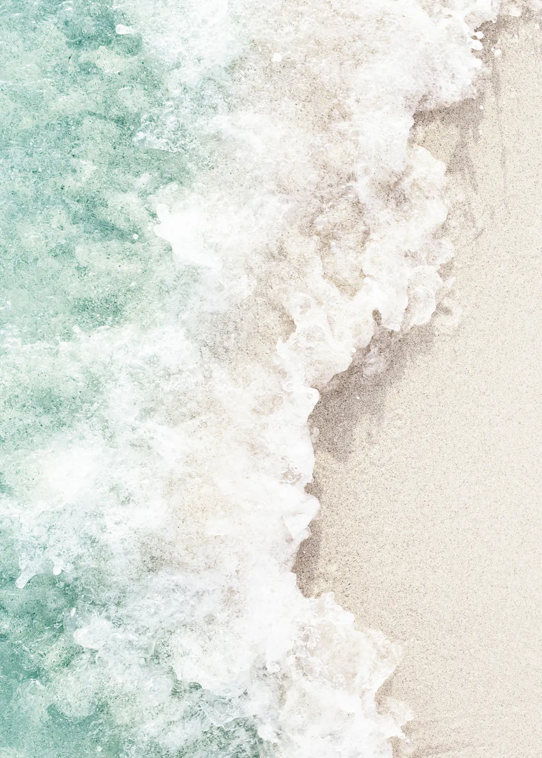 Glimmering Sea Waves Poster | Poster Store UK