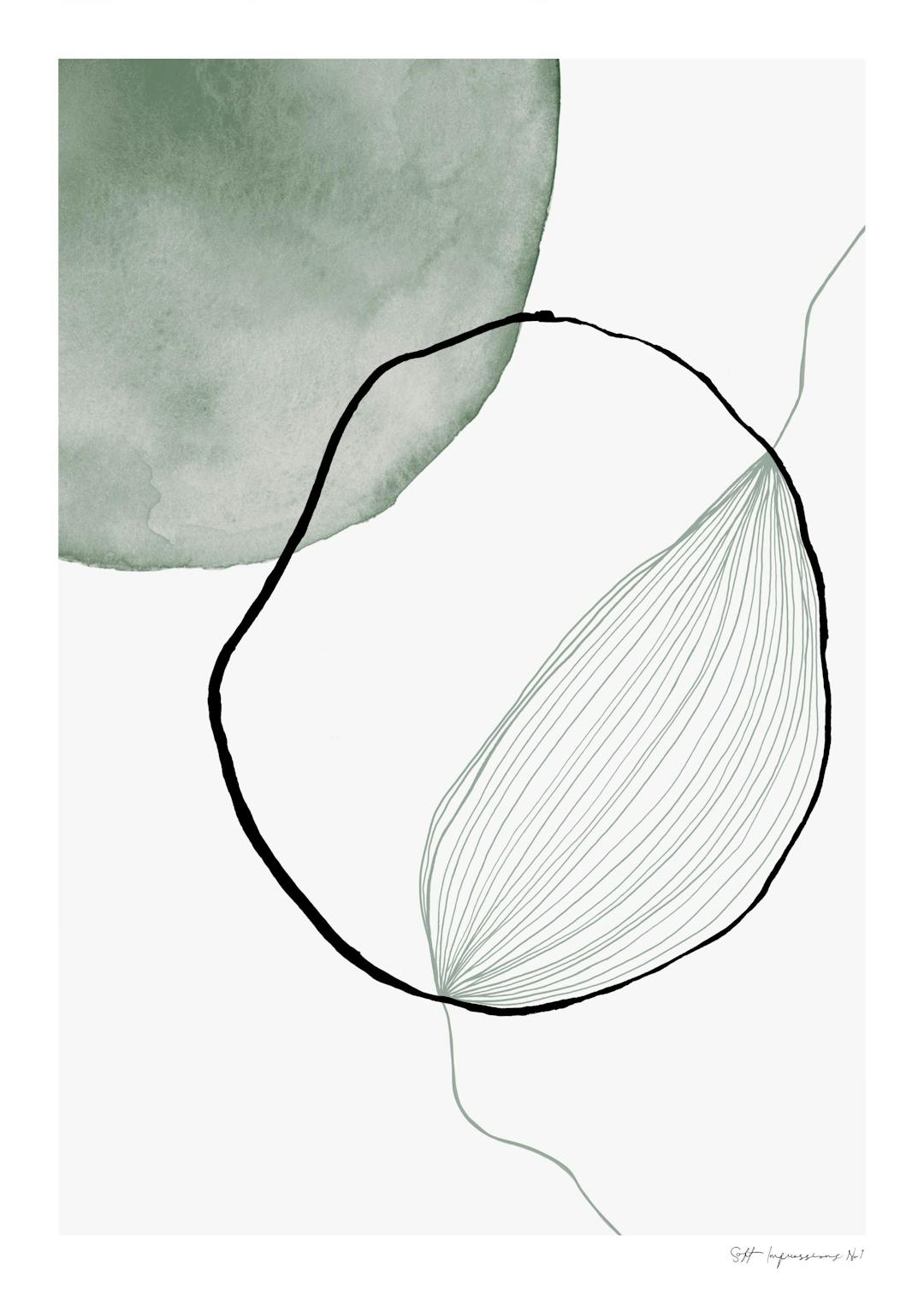 One Line Art No 3 Affiche art minimaliste | Poster Store FR