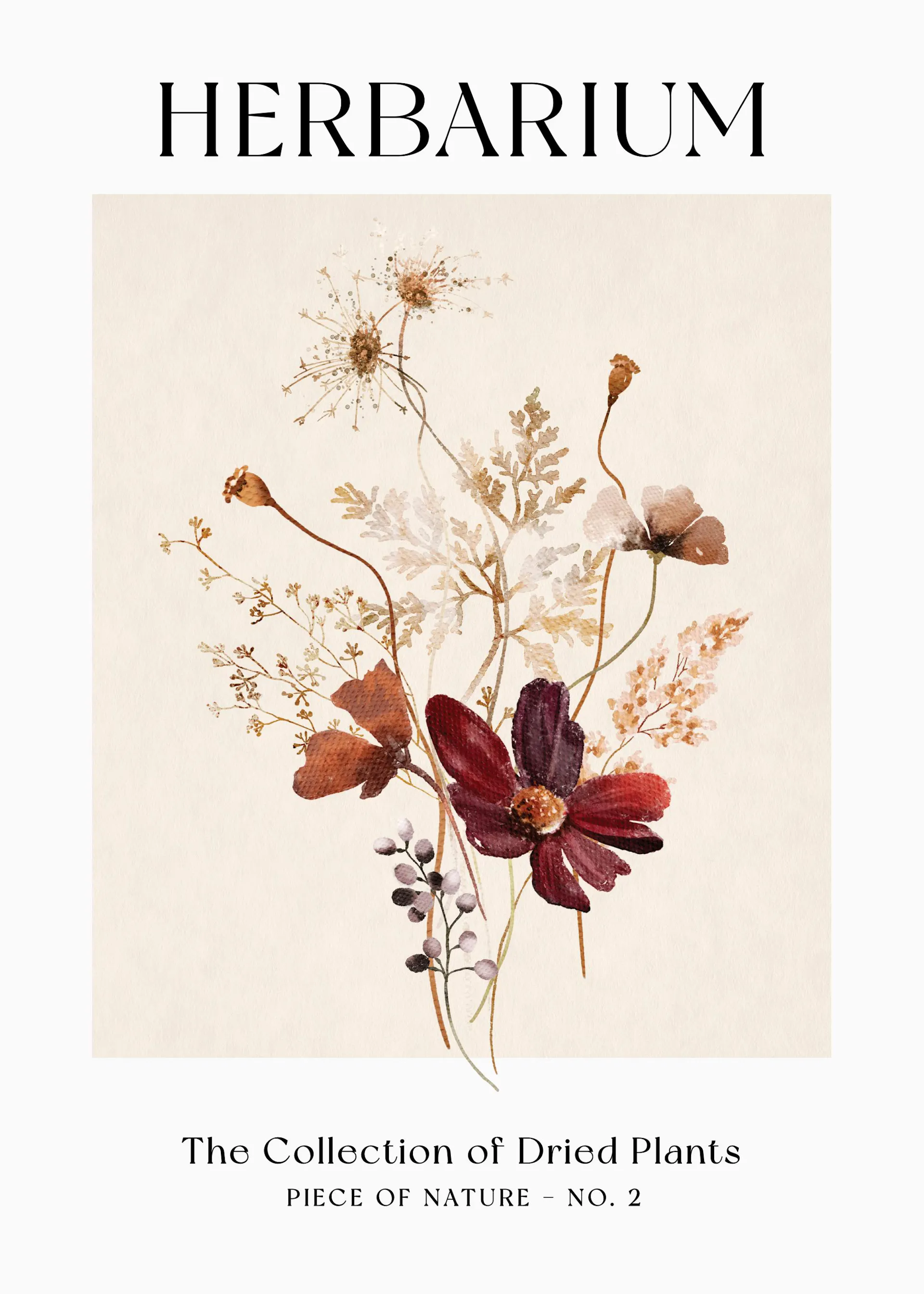 Piece of Nature No1 affiche botanique | Poster Store FR