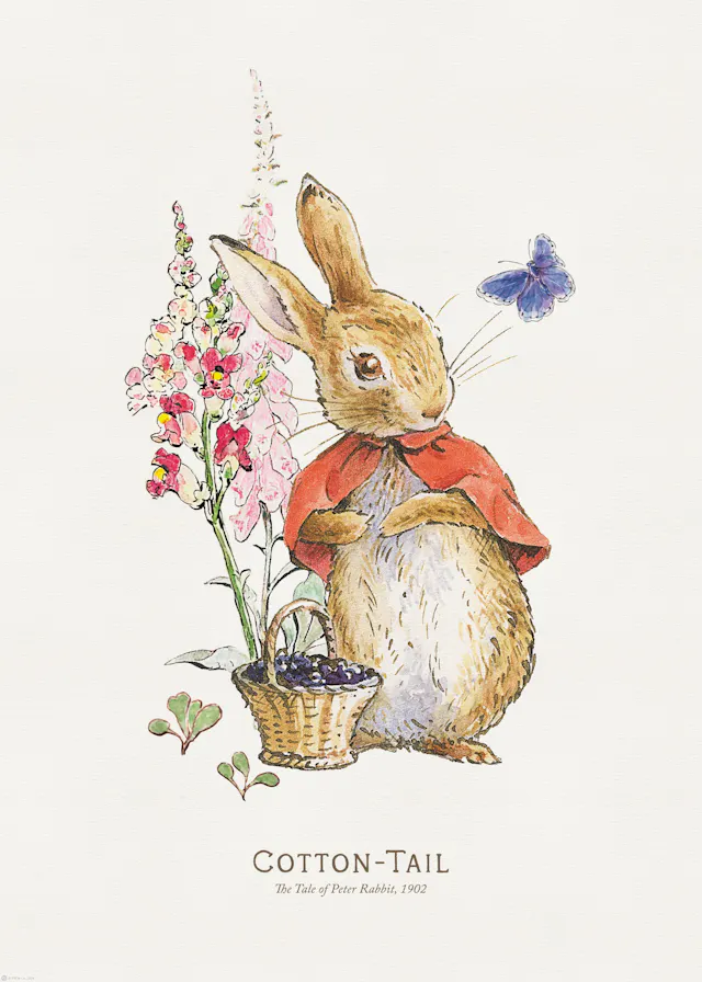 Peter Rabbit Hug affiche lapin enfant | Poster Store FR