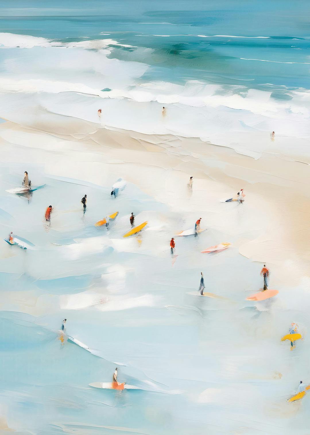 Elisabeth Fredriksson - Storm Abstract Landscape Poster | Poster Store UK