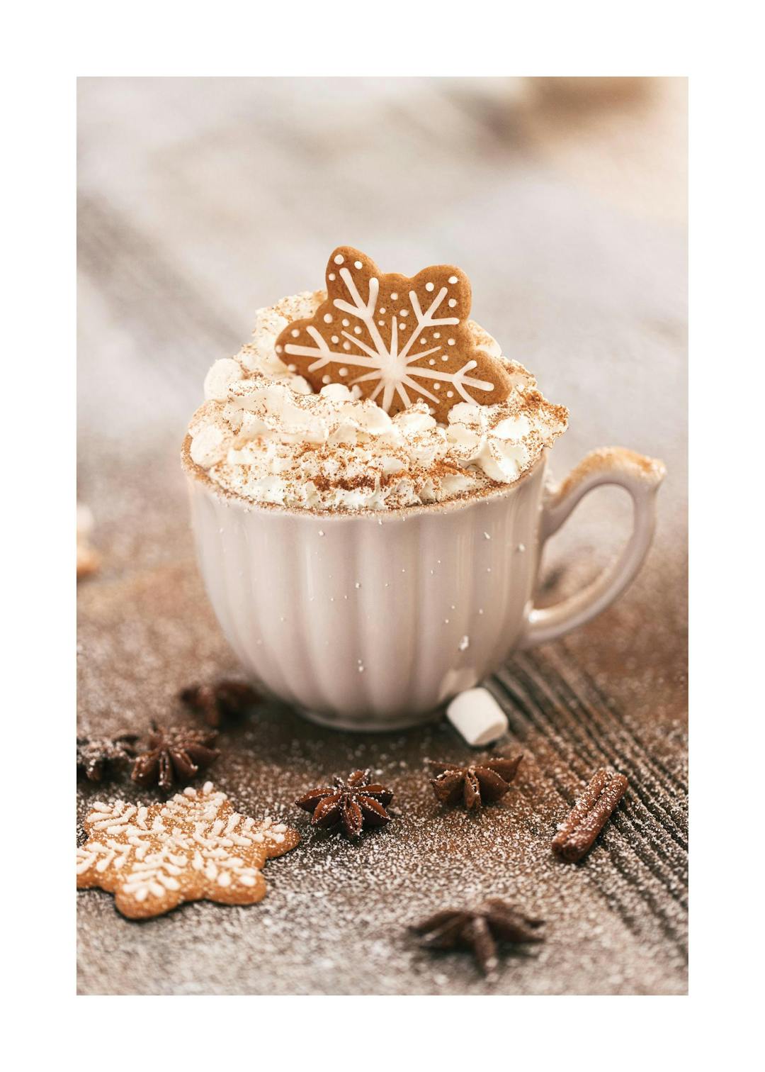 Gingerbread Cookies Poster with Cozy Holiday Charm | Poster Store US