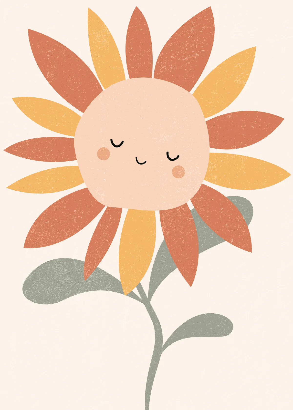 Smiling Sun Poster for Kids Room Decor | Poster Store UK