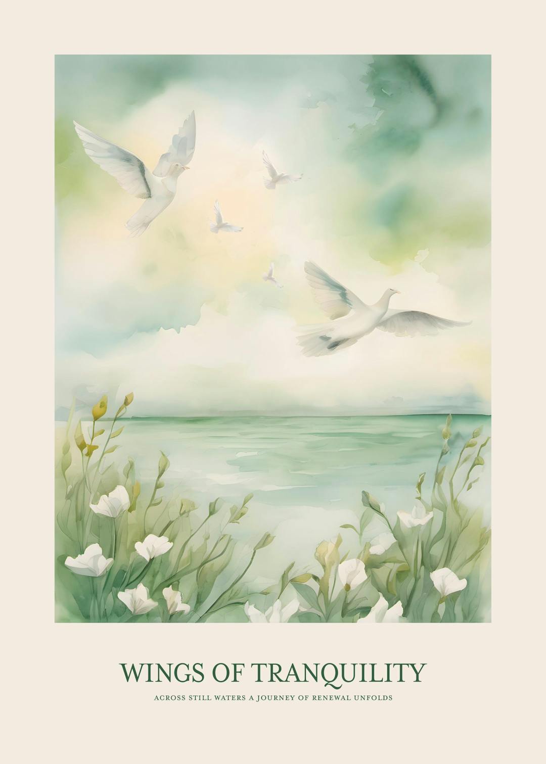 Walk to Sea Poster Coastal Landscape | Poster Store UK