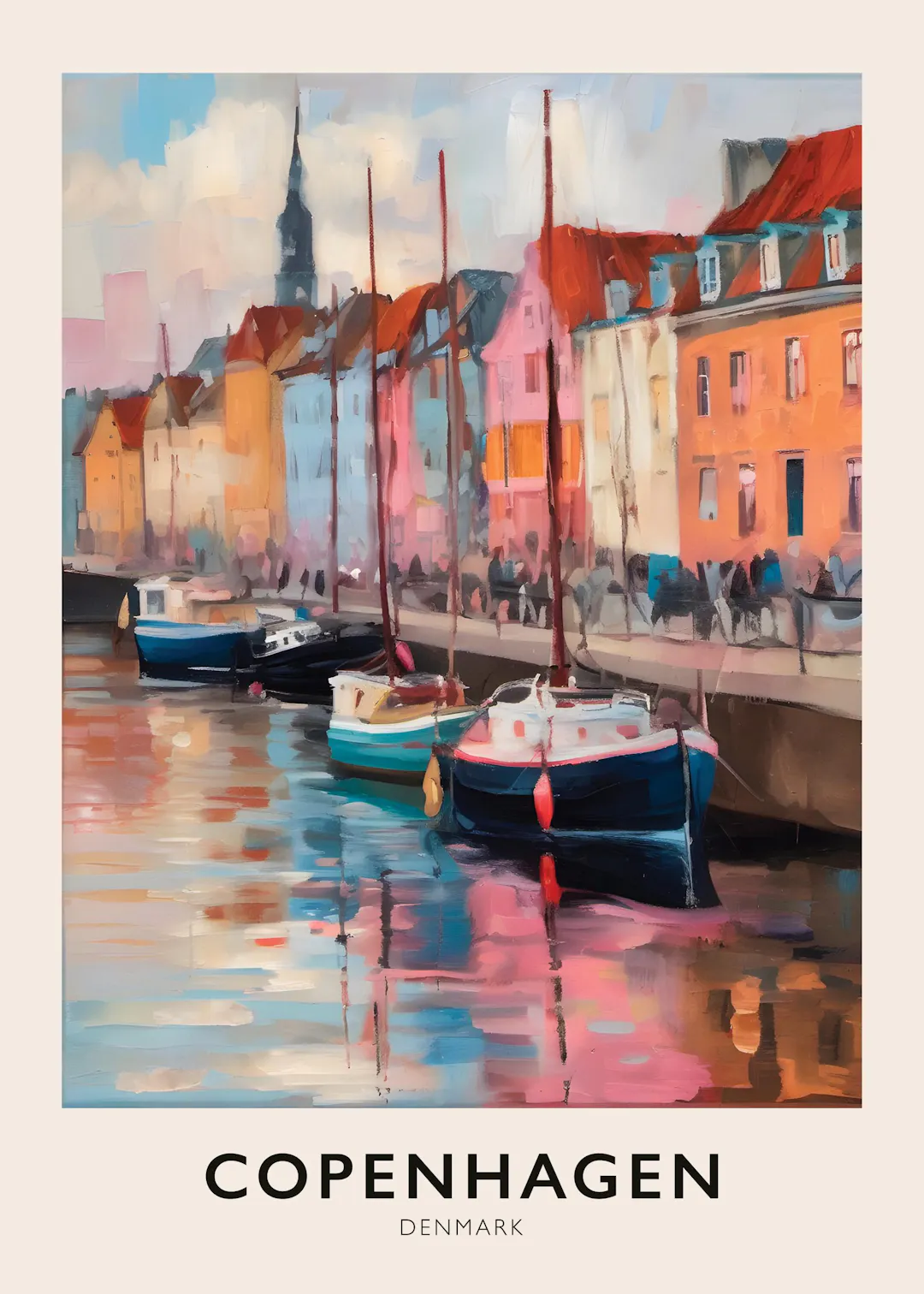 Paris Dreams Watercolour Poster | Poster Store UK