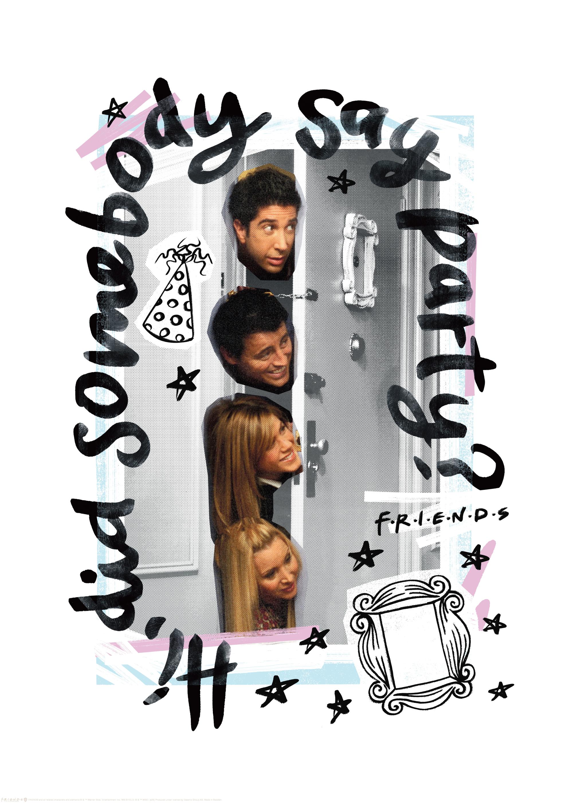 Friends™ - Party Poster for Friends Comedy Fans | Poster Store EU